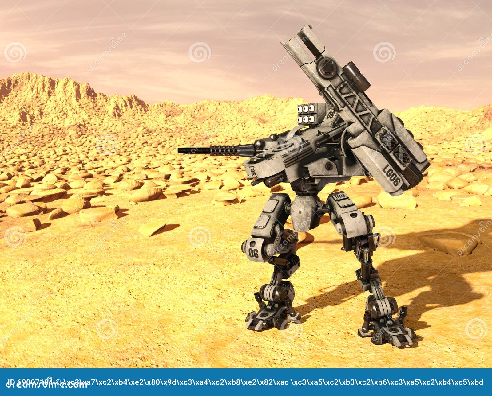 Battle robot stock photo. Image of desert, weapon, game - 69007104