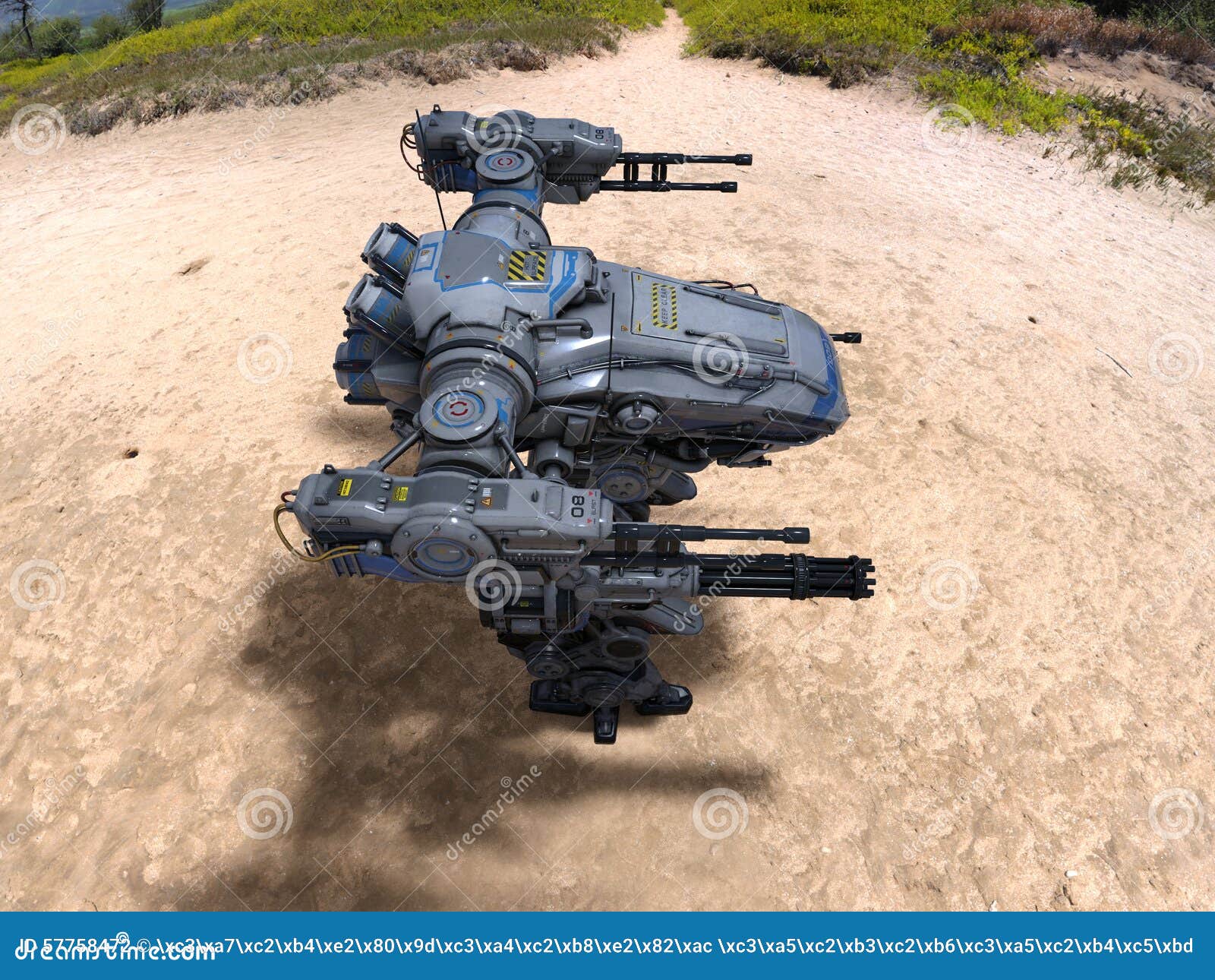 Battle robot stock photo. Image of military, weapon, ship - 57758472