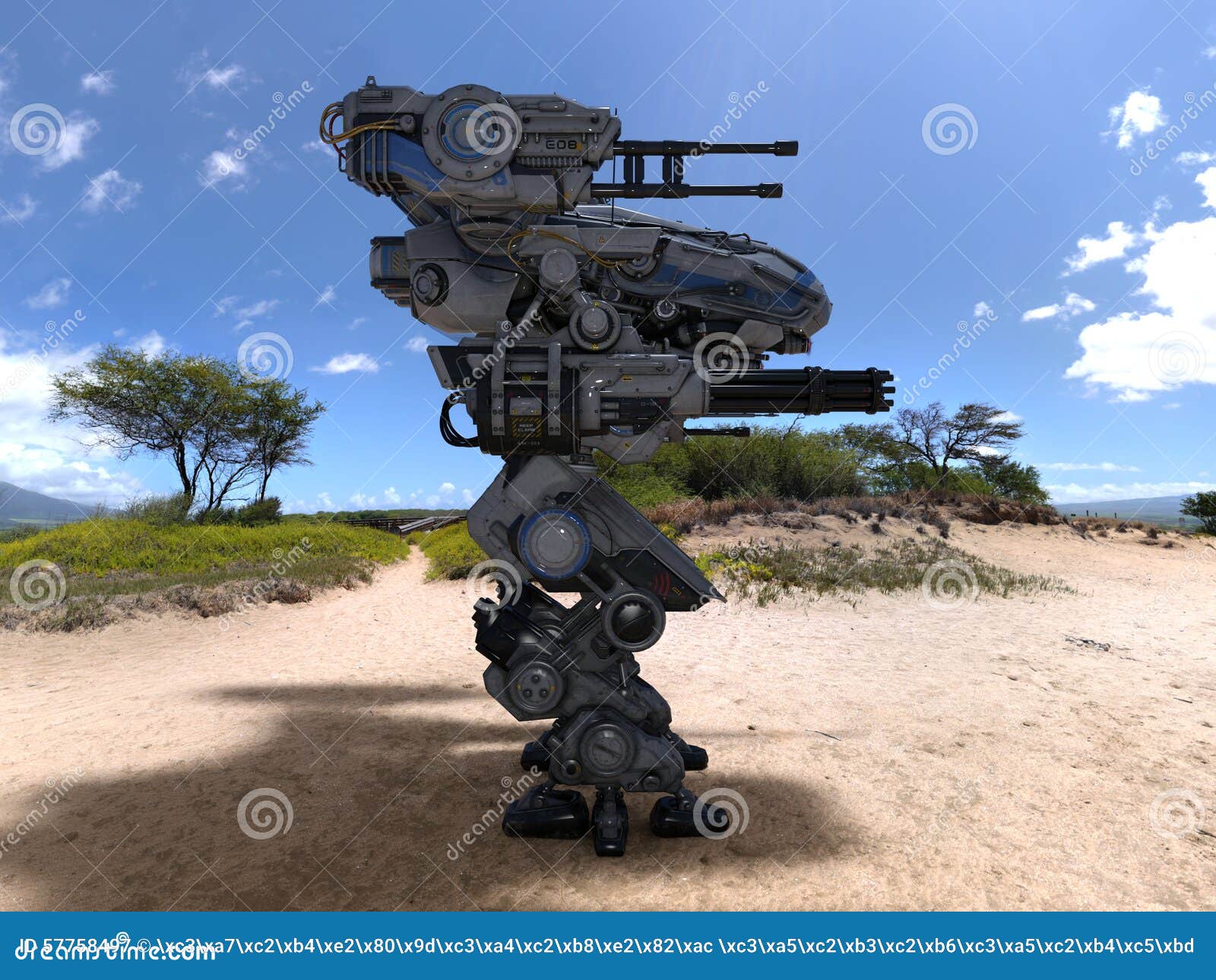 Battle Robot Stock Photo | CartoonDealer.com #57758490