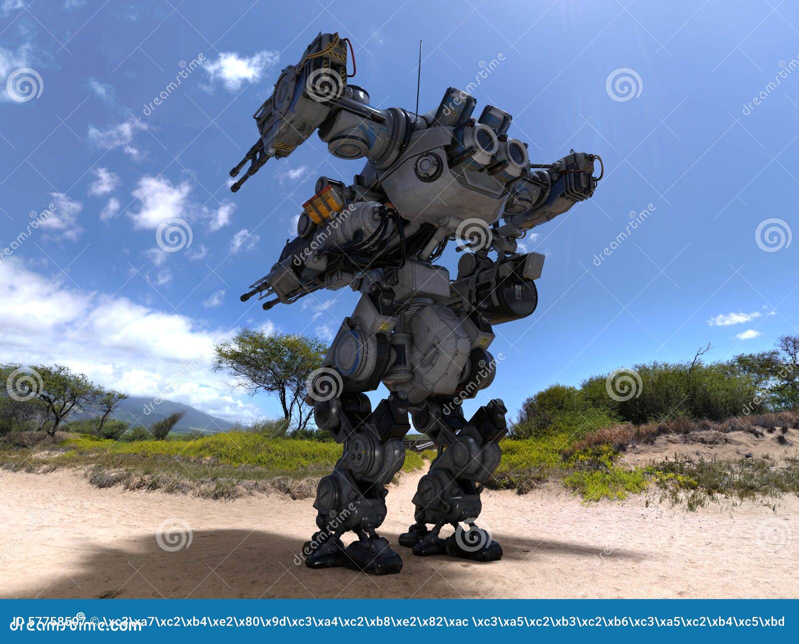 Battle robot stock image. Image of space, demand, ship - 57758507