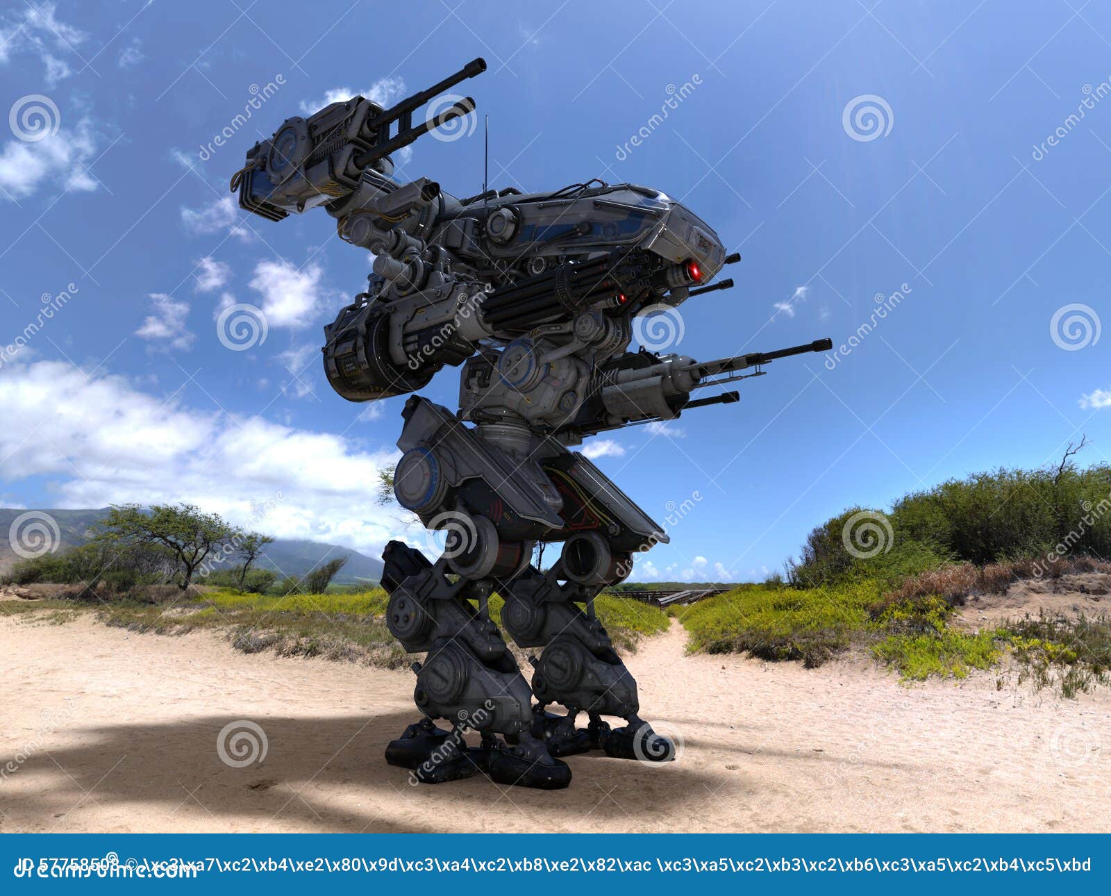 Battle robot stock photo. Image of weapon, affairs, game - 57758508