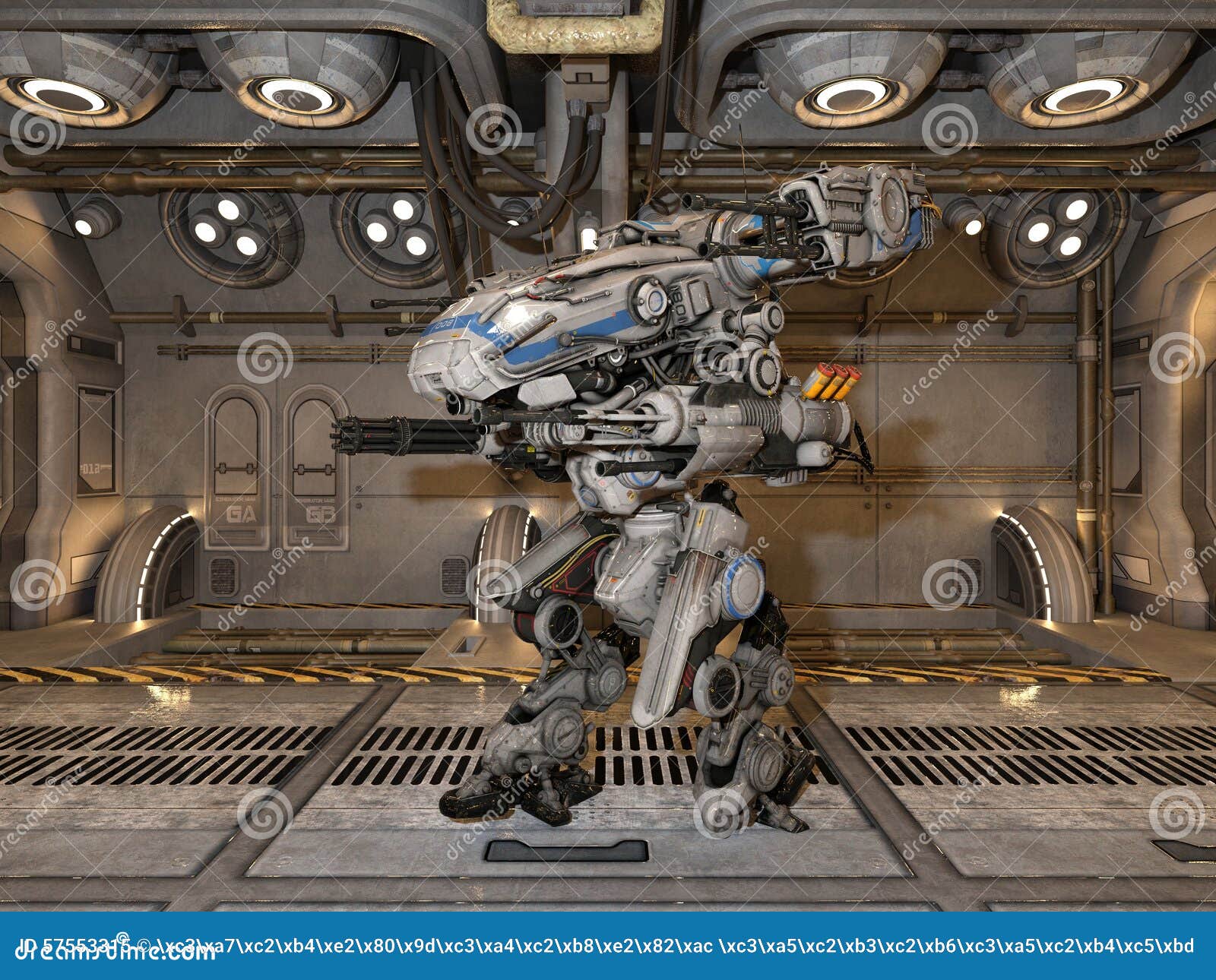 Battle robot stock image. Image of cannonball, military - 57553315