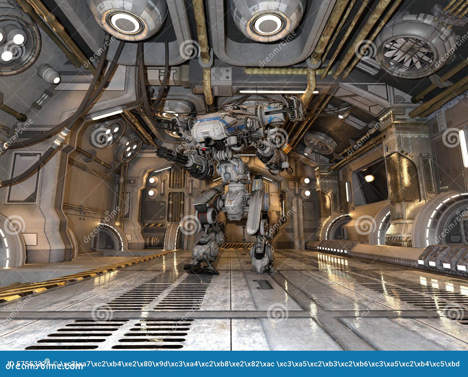 Battle robot stock photo. Image of military, battle, weapon - 57553324