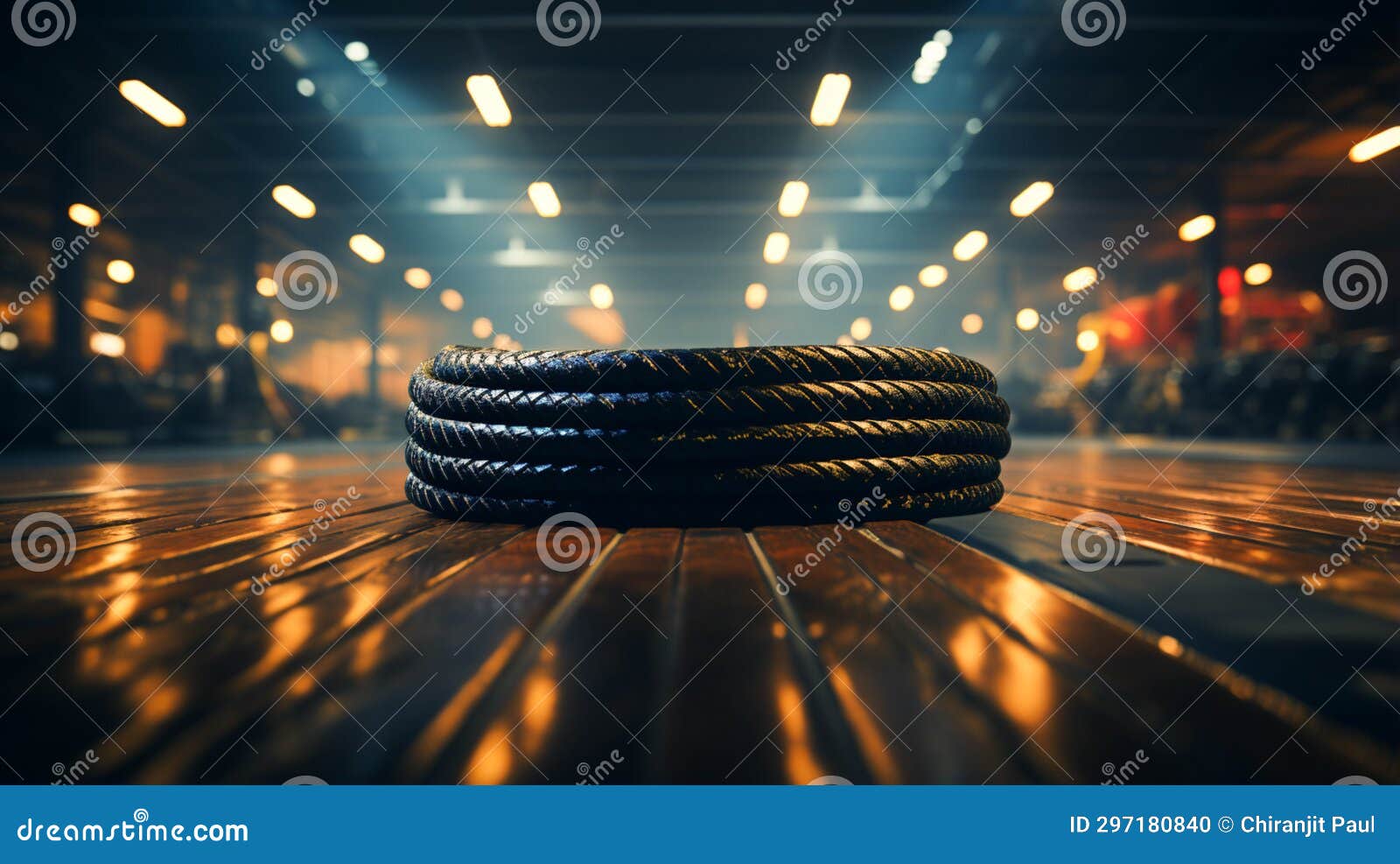 Battle ropes for gym stock photo. Image of fitness, cardio - 297180840