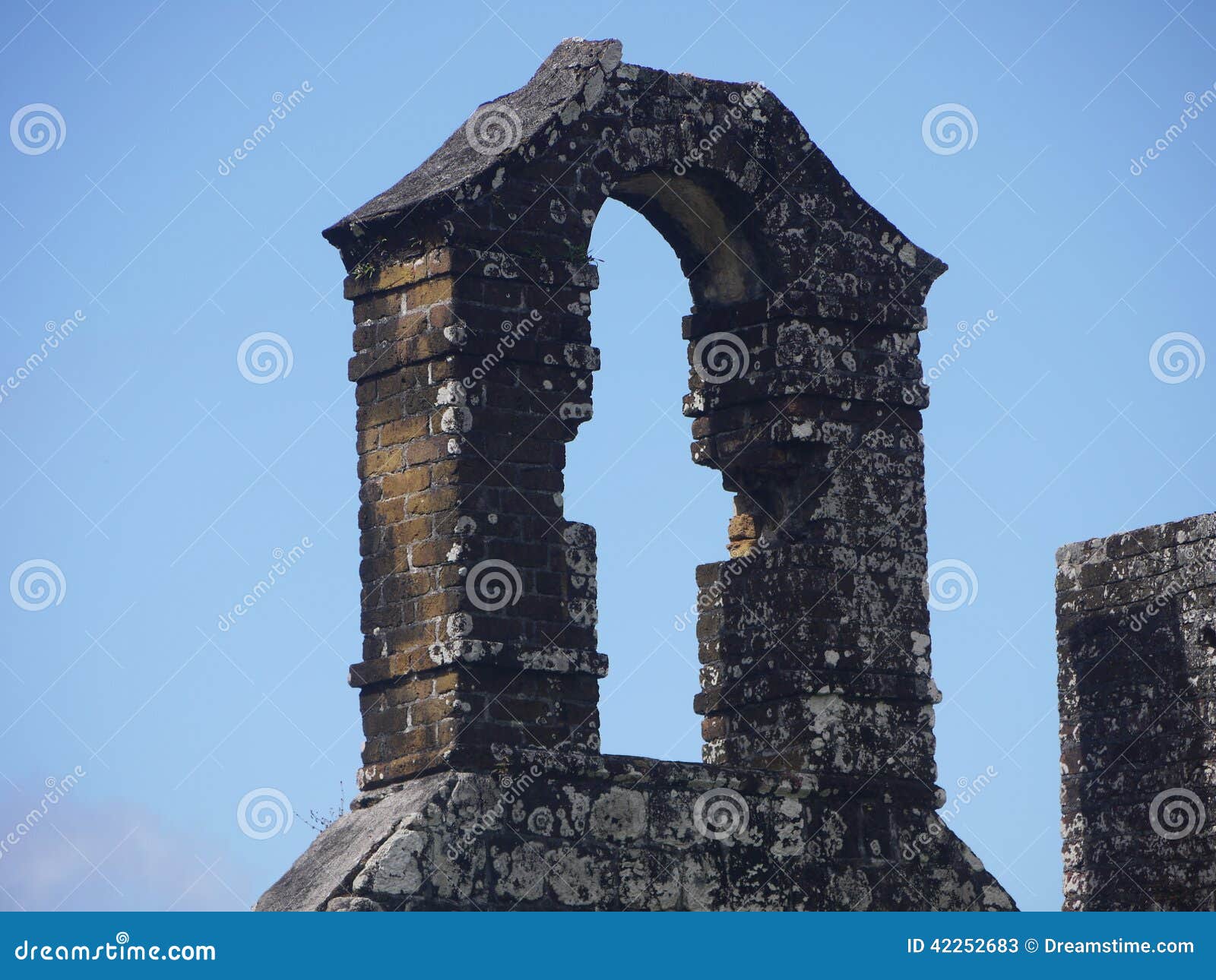 Battle Ruins stock image. Image of ground, gray, island - 42252683