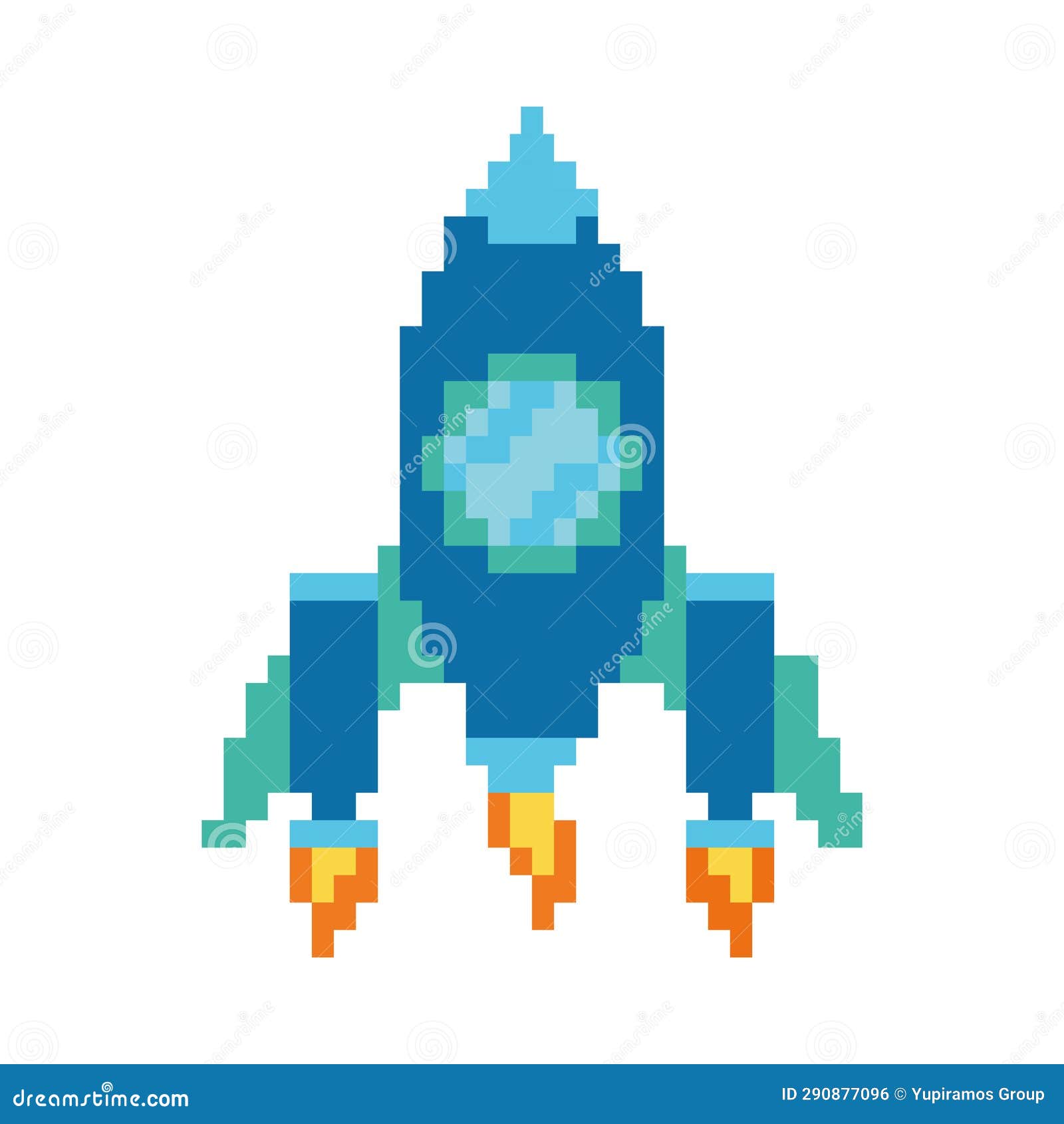 Battle ship pixels blue stock illustration. Illustration of ship ...