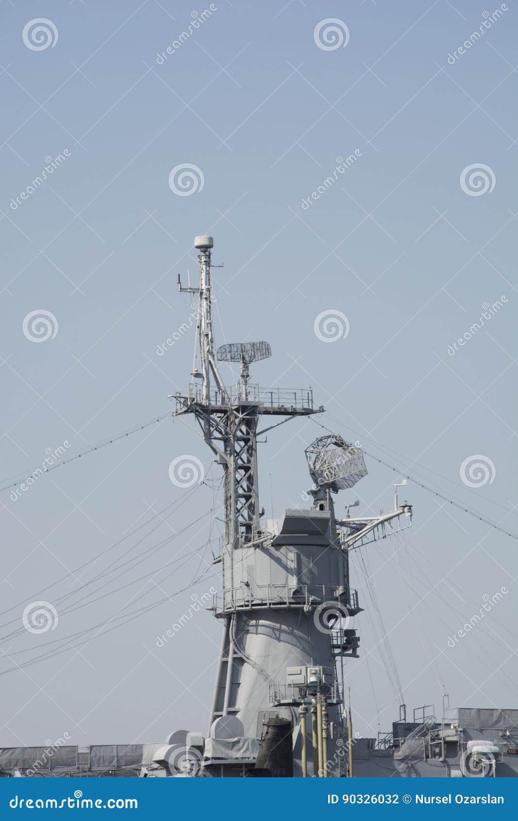Battle ship radar stock photo. Image of military, marine - 90326032