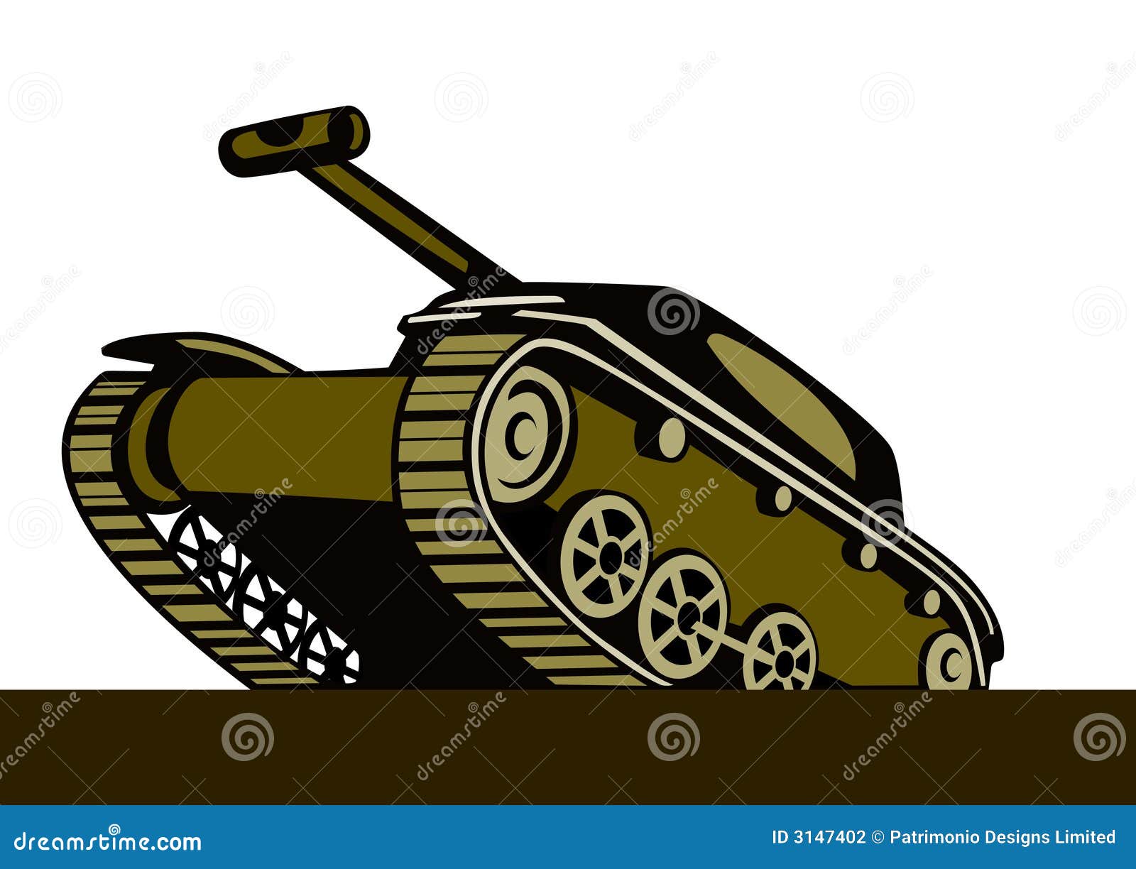Stop That Tank Cartoon Clipart