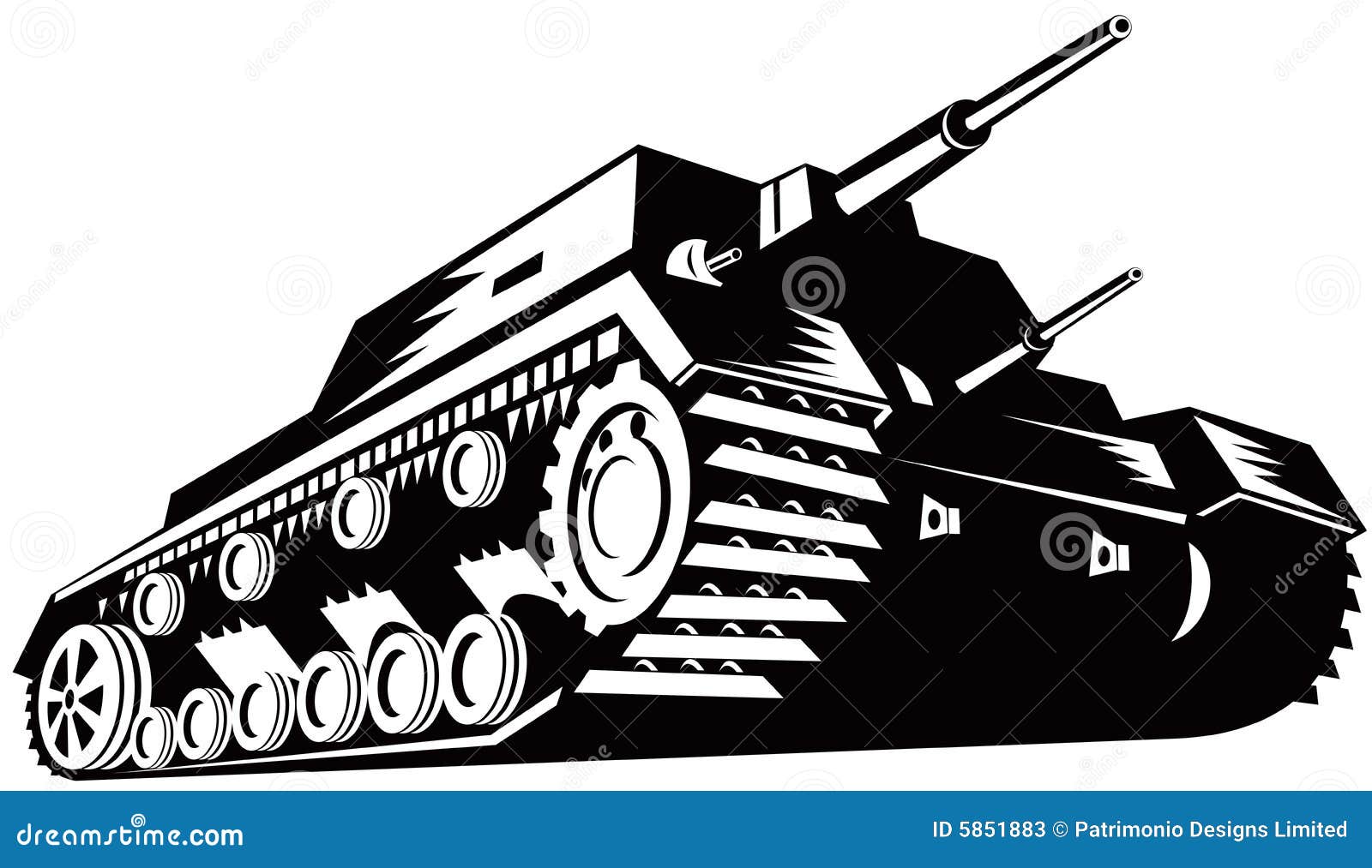 Vector clipart tank