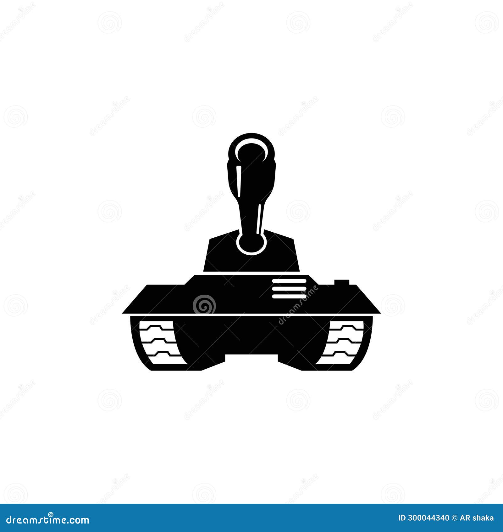 Battle Tank Icon Logo Vector Design Template Stock Vector ...