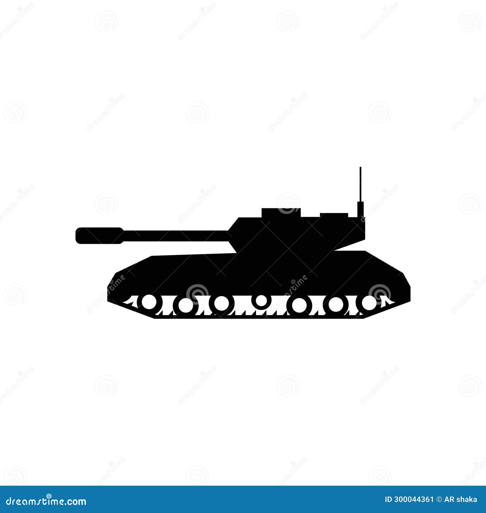 Battle Tank Icon Logo Vector Design Template Stock Vector ...