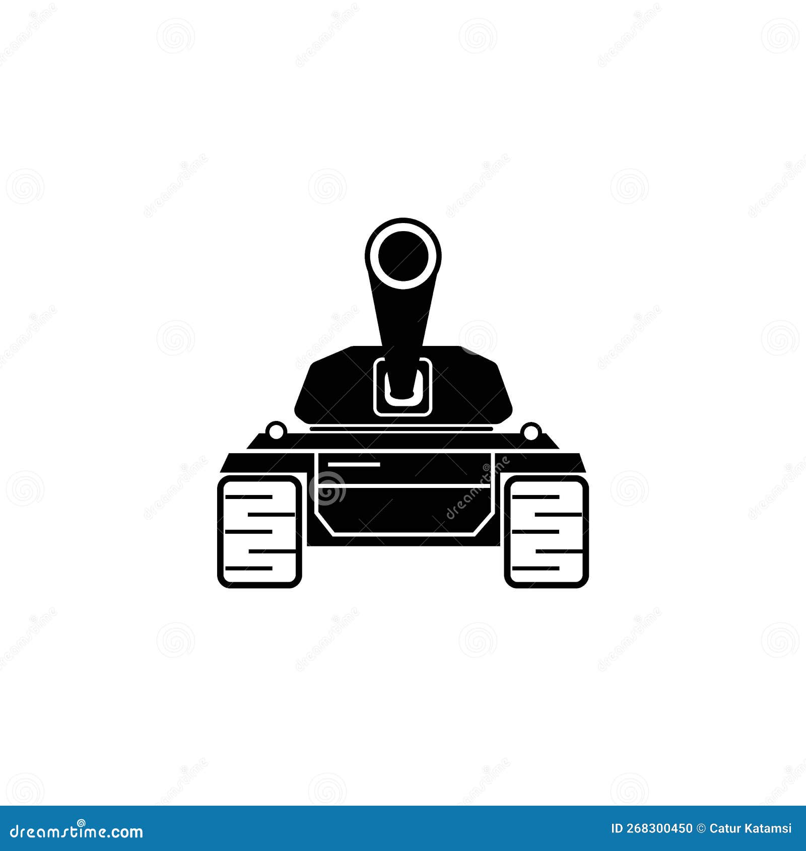 Battle Tank Icon Logo Vector Design Stock Illustration - Illustration ...