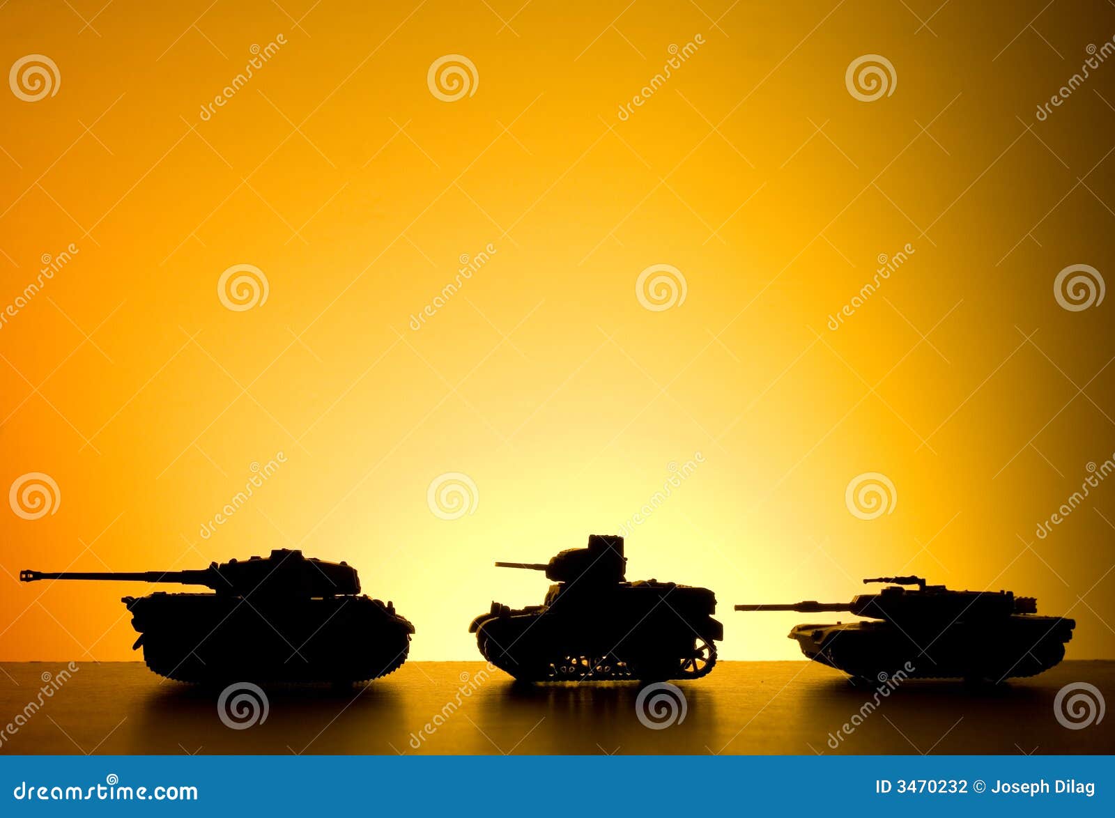 Battle tank on sunset stock photo. Image of green, militant - 3470232
