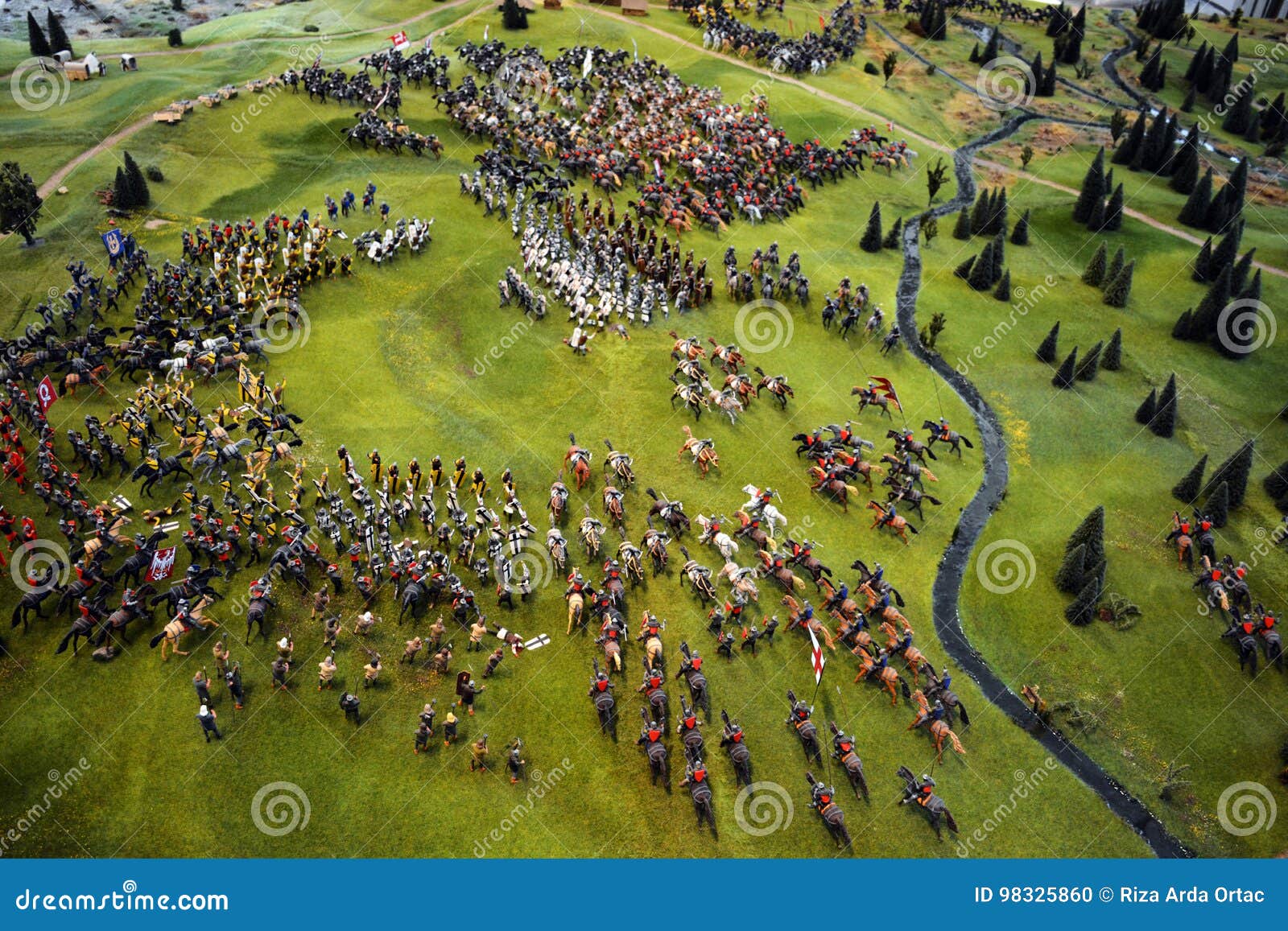 Battlefield model stock photo. Image of armed, collection - 98325860