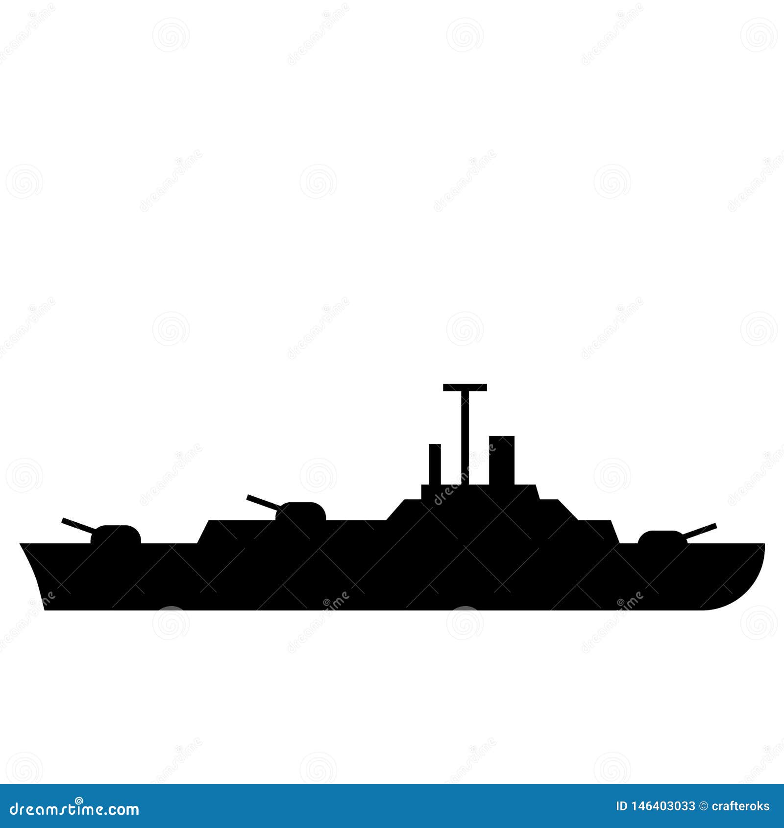 Battleship Vector Eps Illustration by Crafteroks Stock Vector ...