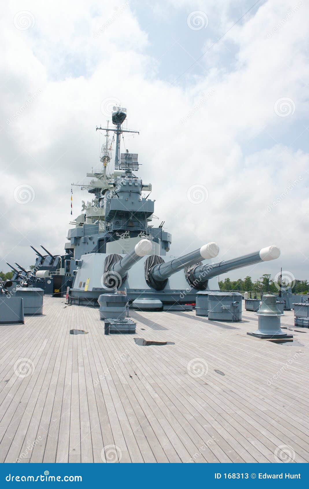 BattleShip1 stock image. Image of museum, cannons, deck - 168313