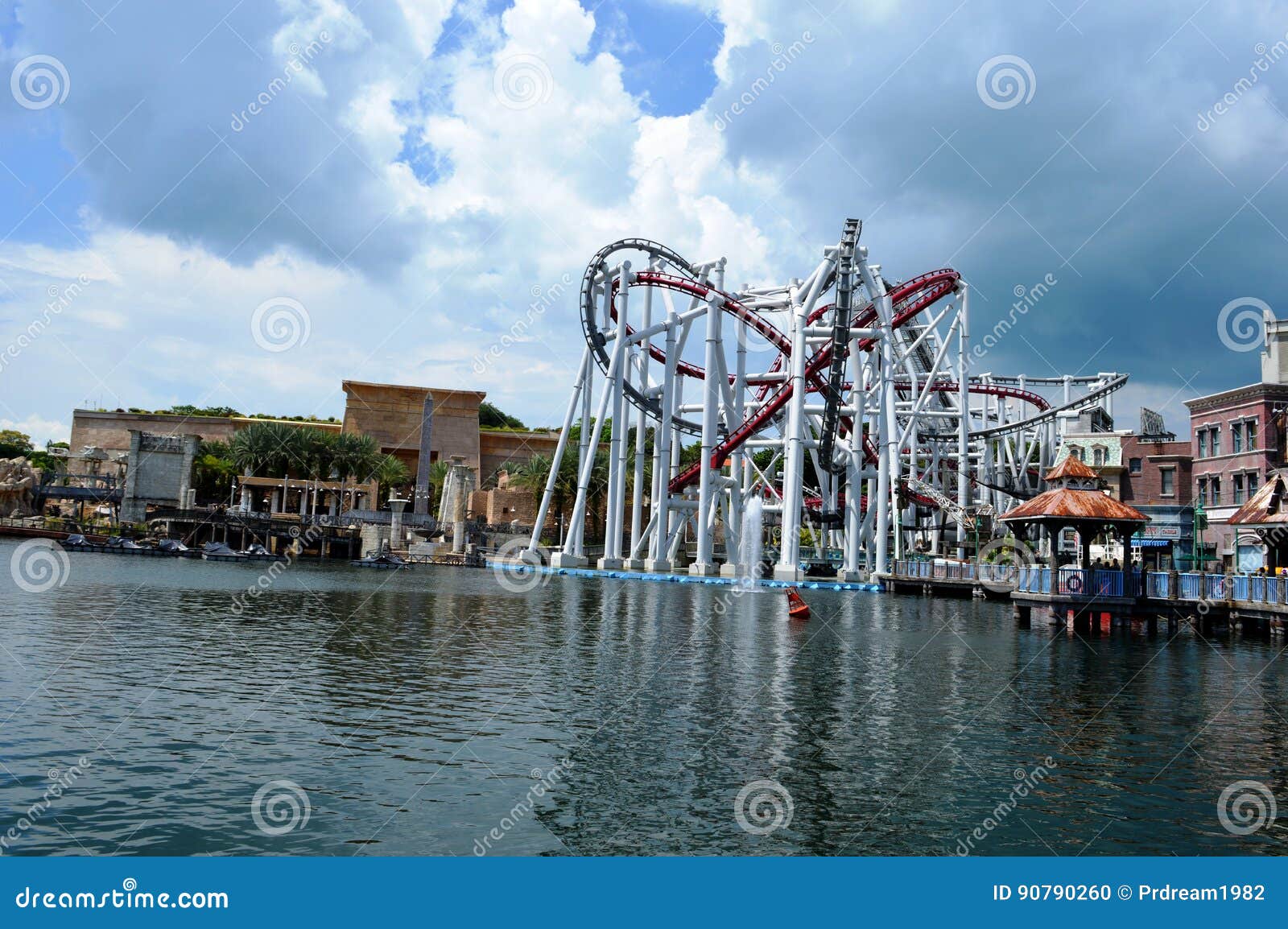 Battlestar Galactica Przy Universal Studio, Singapur Obraz Editorial ...
