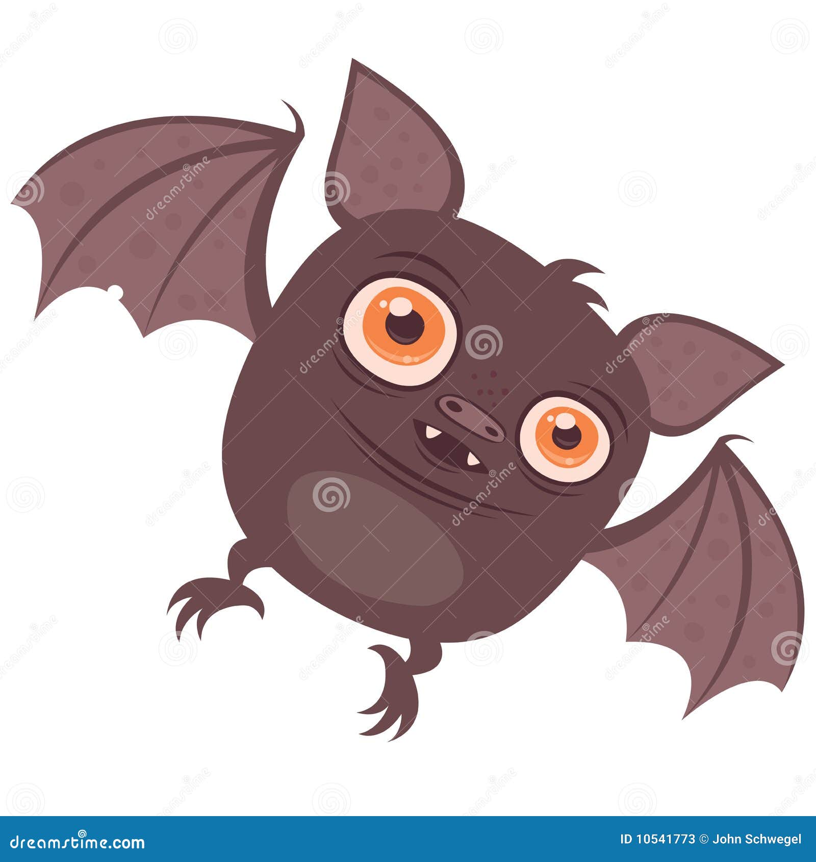 Batty stock vector. Illustration of cute, scary, cartoon - 10541773