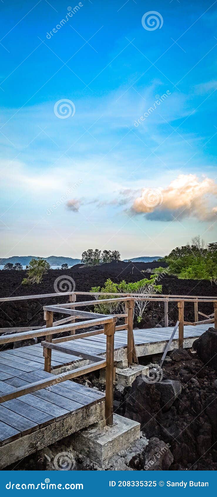 Batu angus bitung scenery stock image. Image of bridge - 208335325