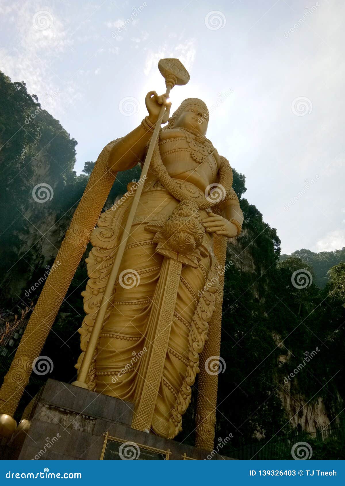 Indian God Statue stock image. Image of cave, statue - 139326403