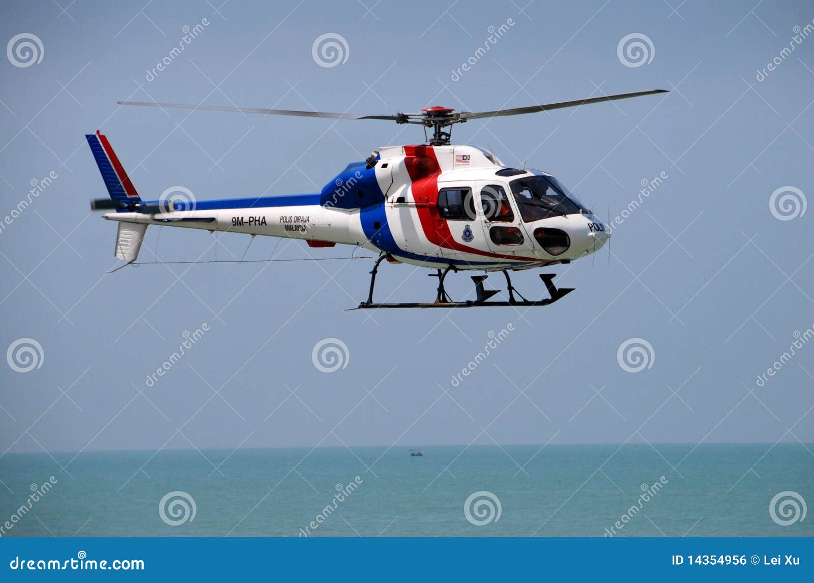 Batu Ferringhi, Malaysia: Airborne Helicopter Editorial Photo - Image ...