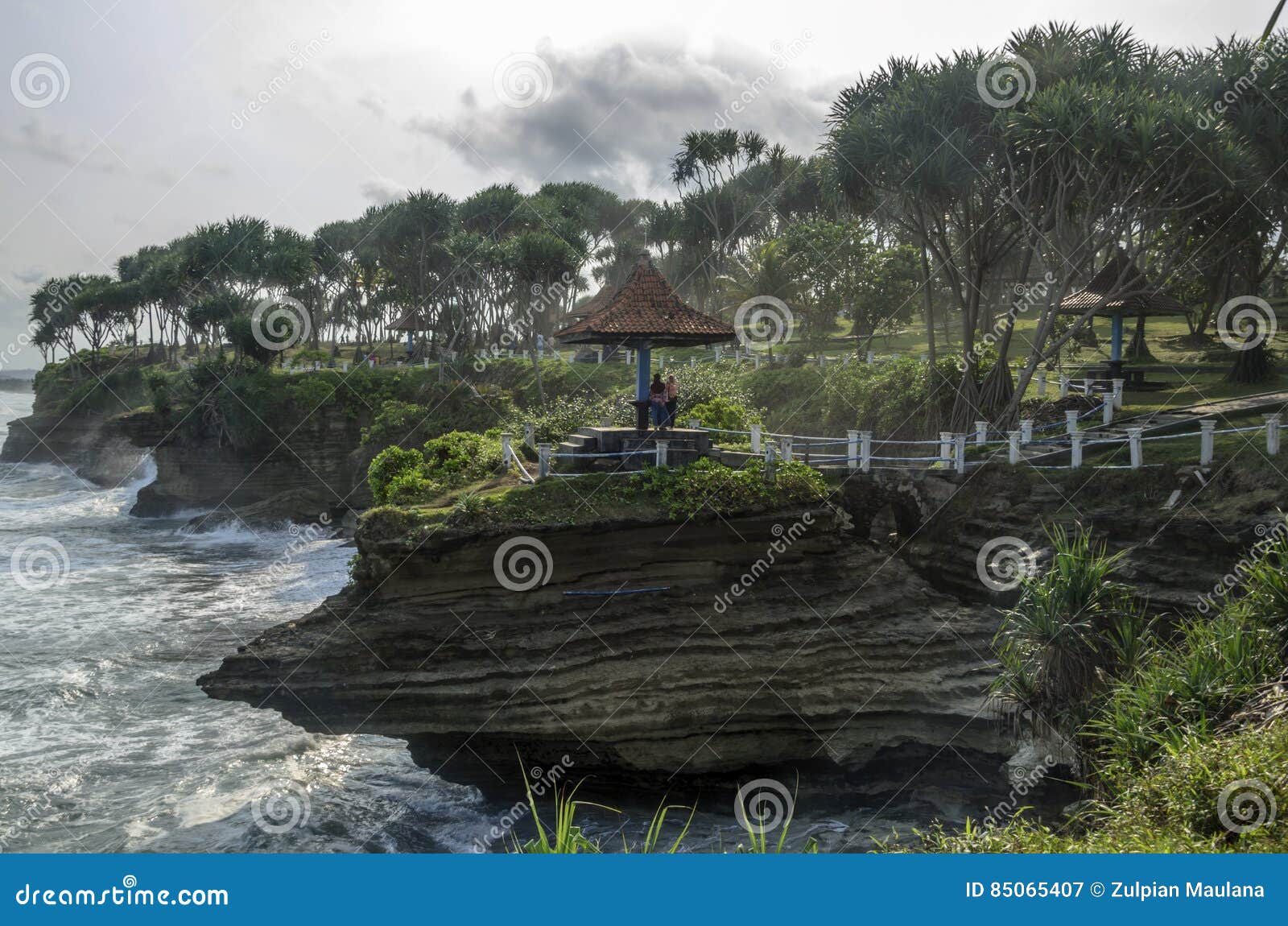 Batu Hiu Beach stock image. Image of nature, coral, outdoor - 85065407