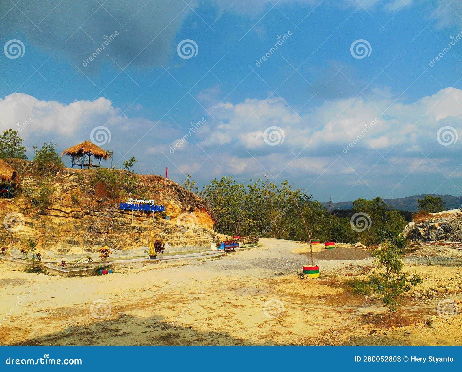 Batu putih hills editorial stock photo. Image of batupu - 280052803