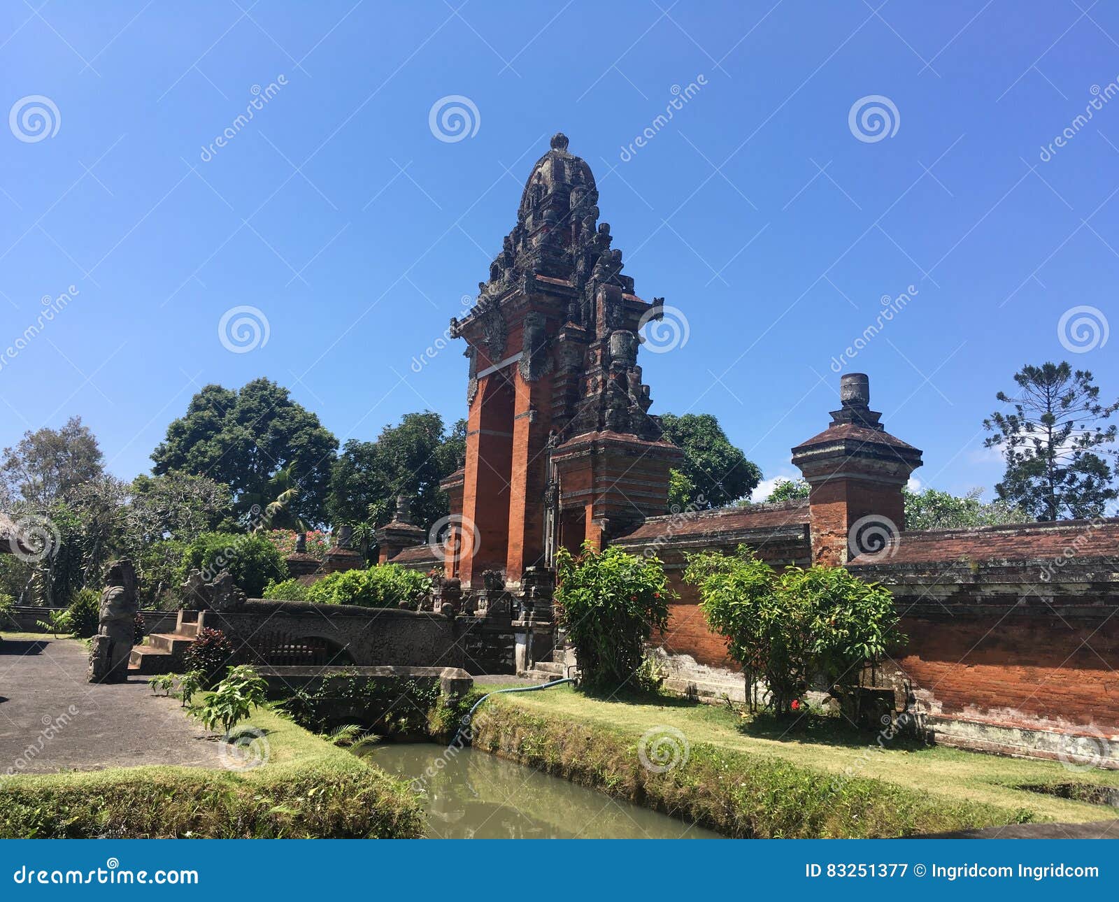Batuan Temple in Bali stock image. Image of gianyar, holiday - 83251377