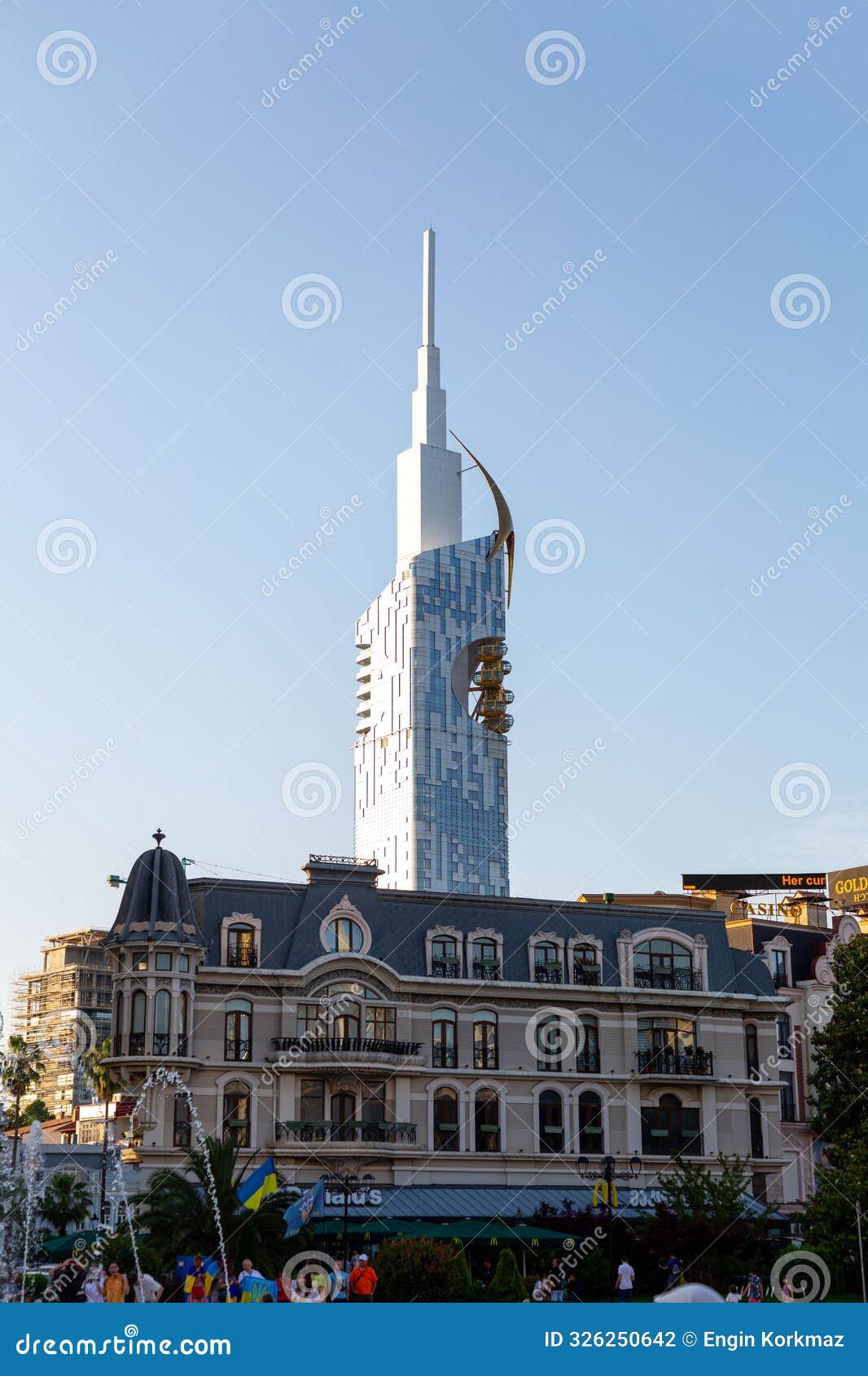 The Batumi Tower in Batumi, Georgia Editorial Photography - Image of ...