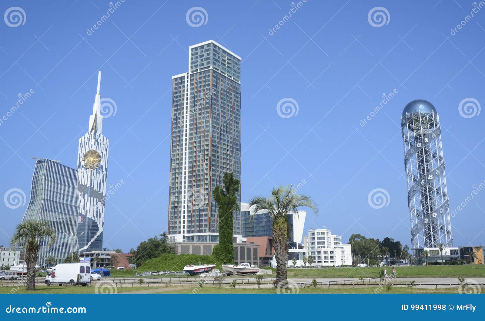 Batumi, Georgia editorial stock photo. Image of tower - 99411998