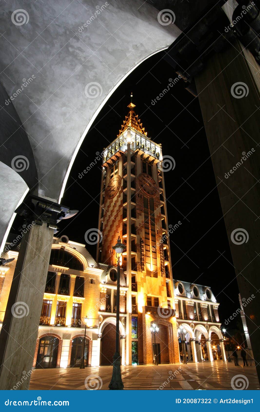 Batumi Piazza Square stock photo. Image of touris, beautiful - 20087322