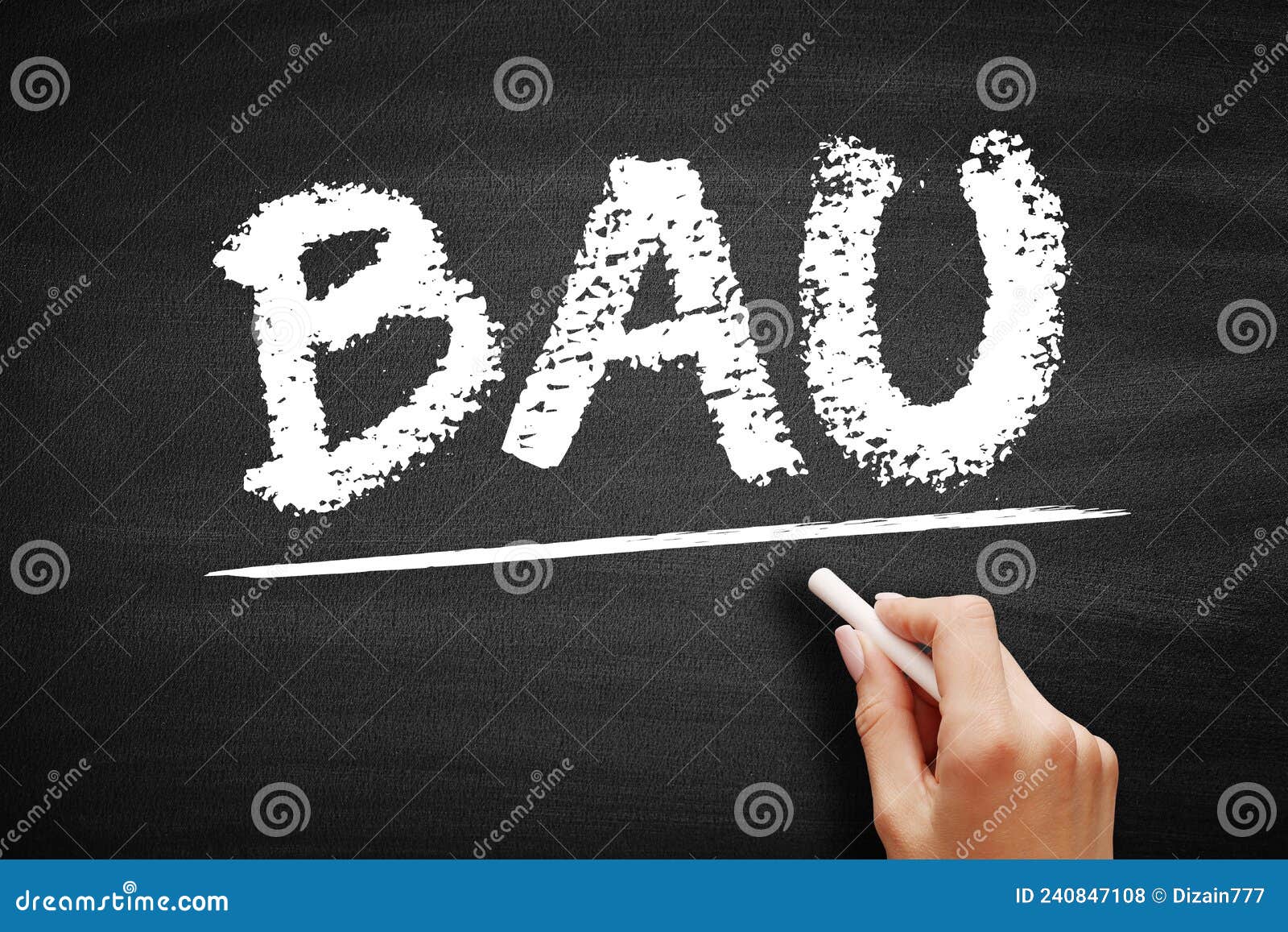 BAU Business As Usual - Normal Execution of Standard Functional ...