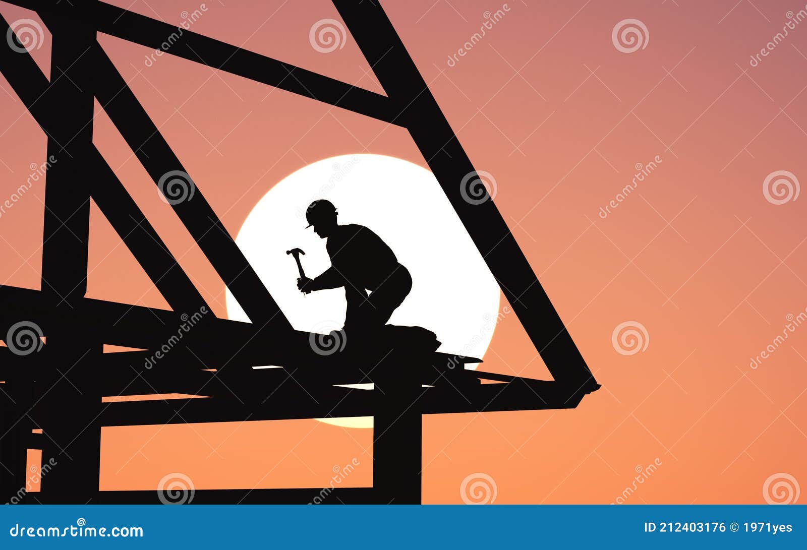 Bau stock abbildung. Illustration von aufbau, sturzhelm - 212403176