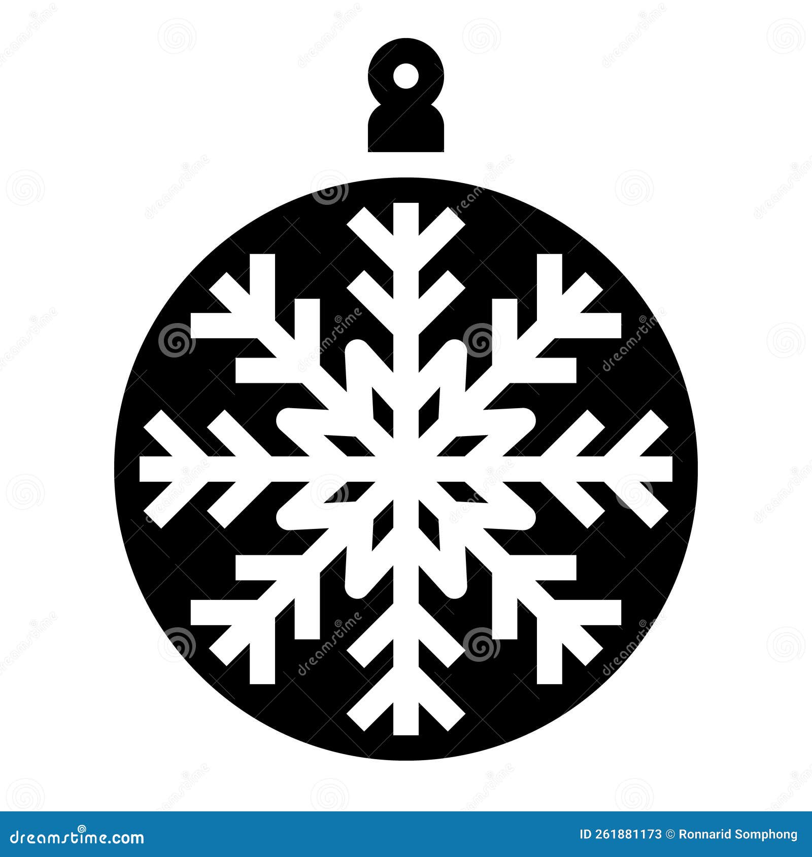 Bauble icon solid vector stock vector. Illustration of solid - 261881173