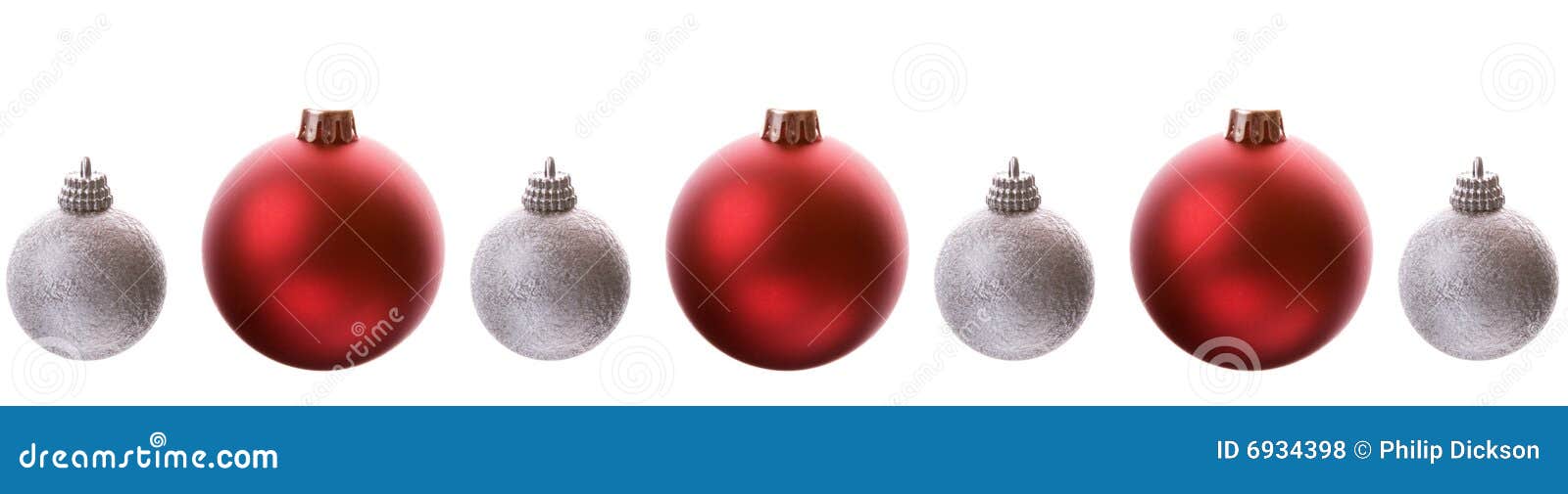 Baubles Line stock photo. Image of ball, decoration, festive - 6934398