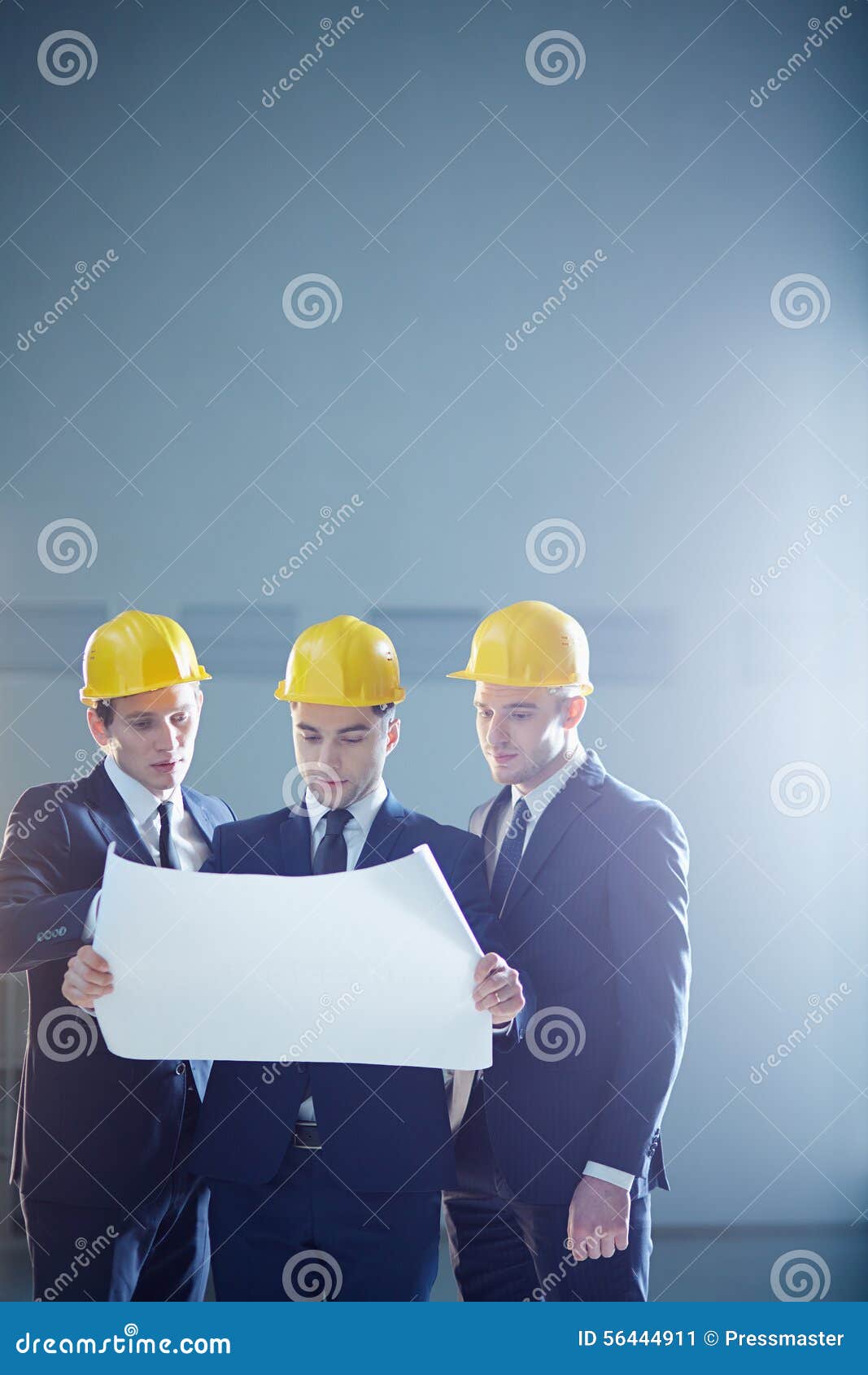 Baugewerbe stockbild. Bild von blau, entwicklung, geschäftsleute - 56444911