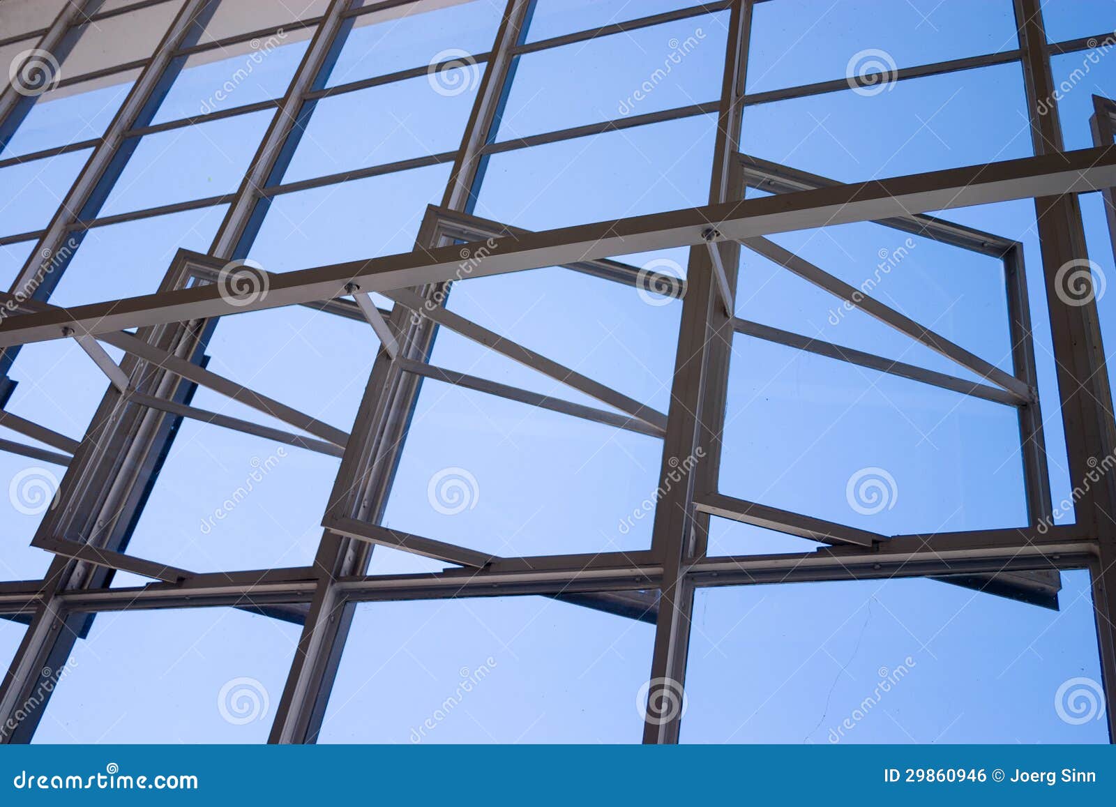 Bauhaus Dessau Windows Detail Stock Photo - Image of blue, contemporary ...