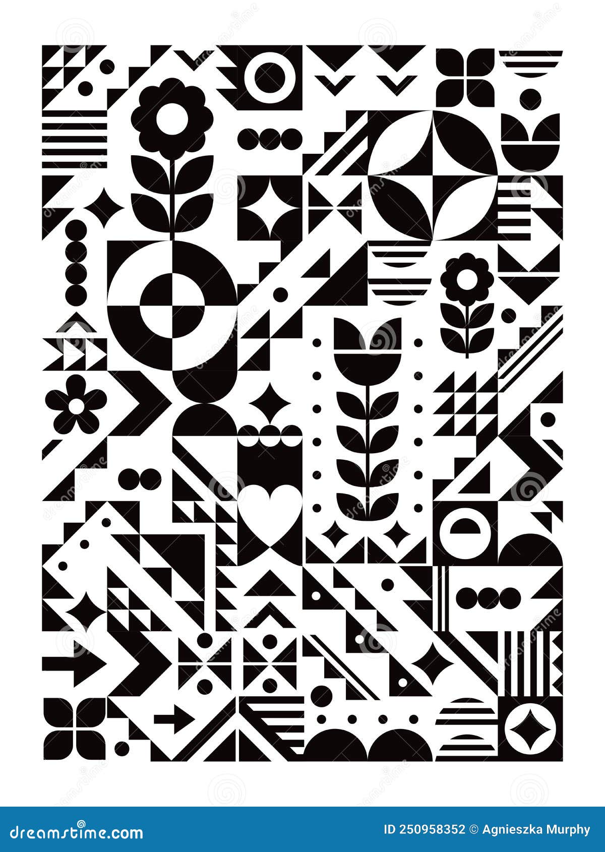 Abstract Composition, Design Print - Ractangle, Perfect for Home or ...