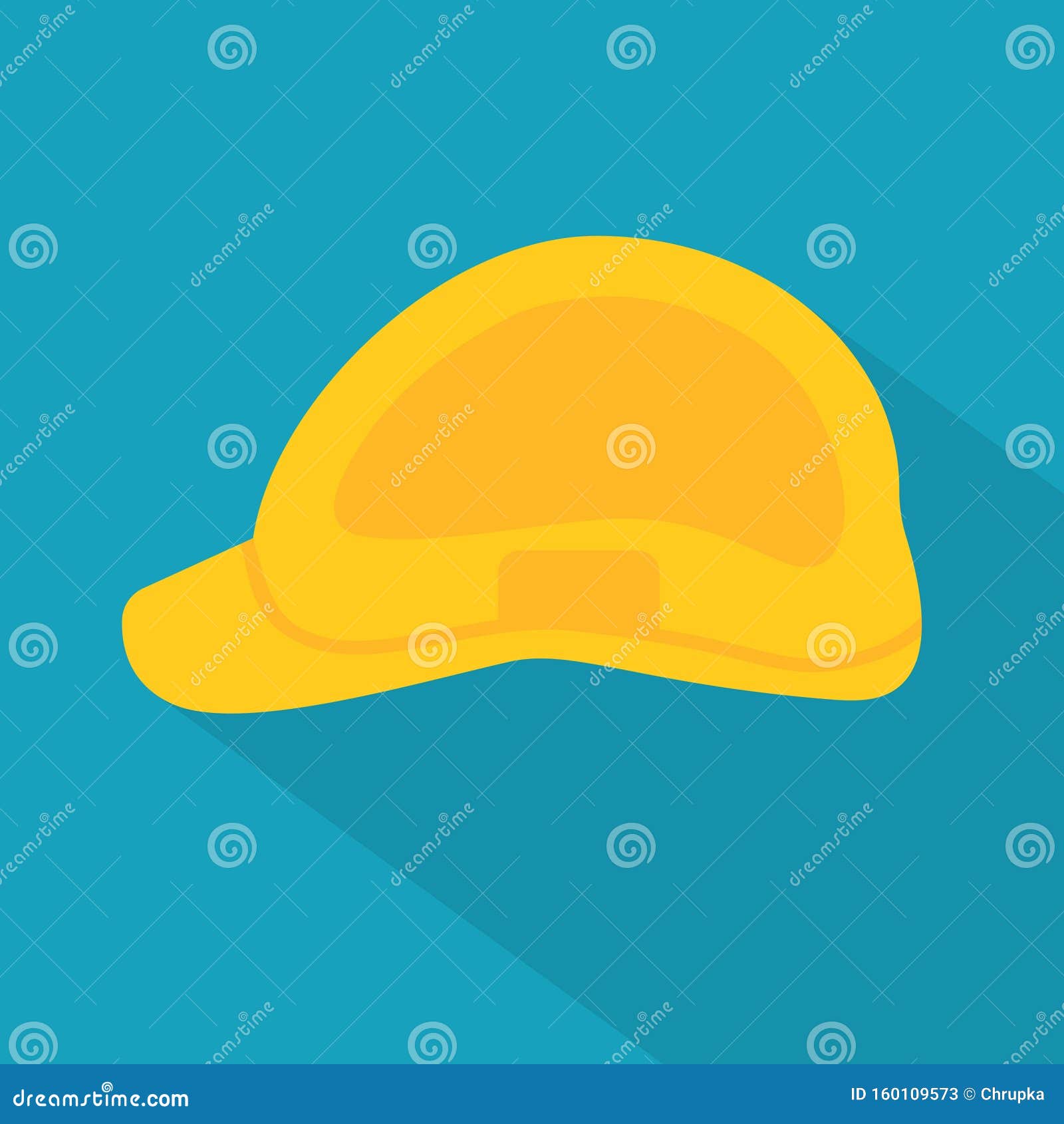 Bauhelm-Symbol vektor abbildung. Illustration von aufbau - 160109573