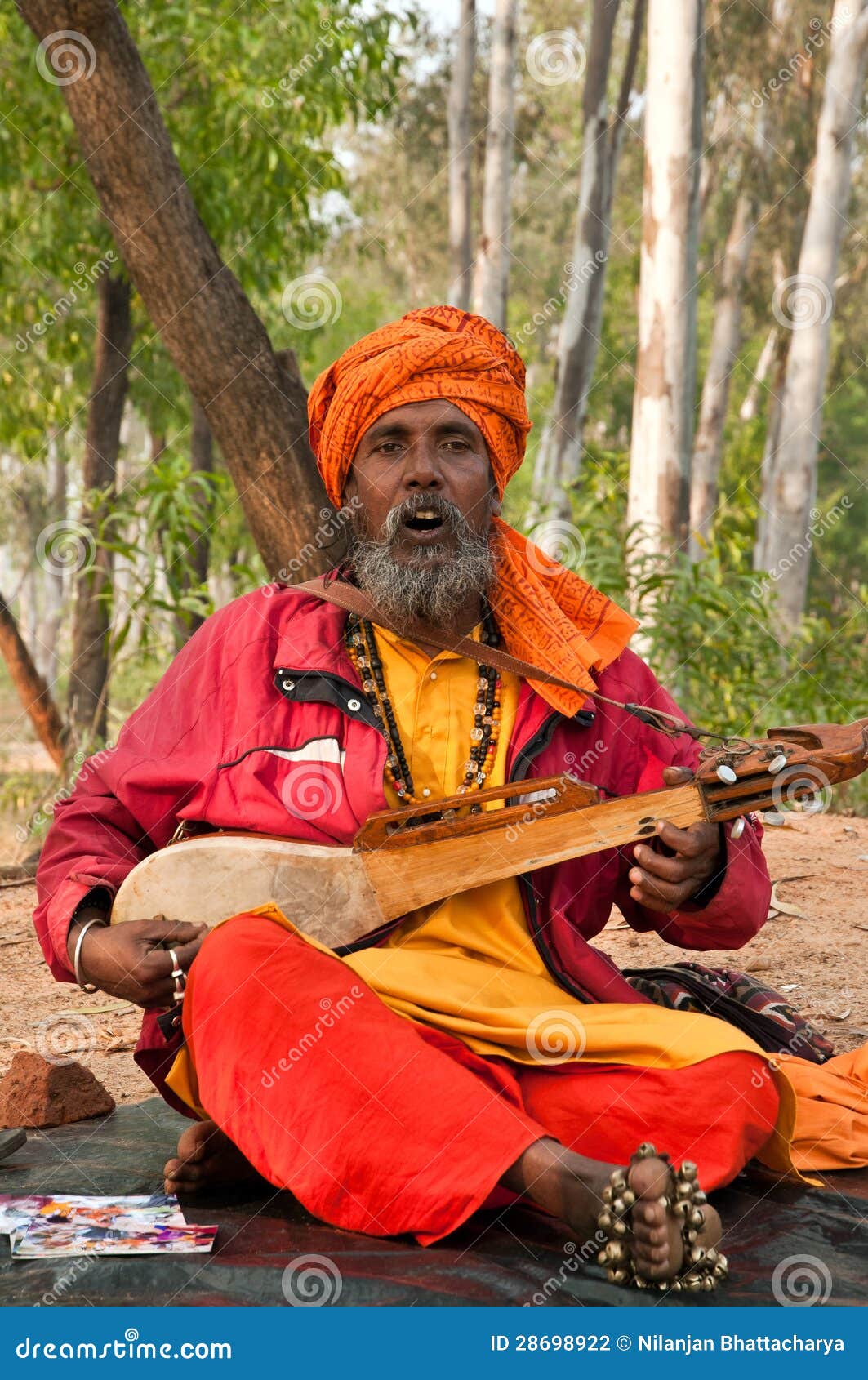 Baul Folk Singer Performing Editorial Photography - Image of folk ...