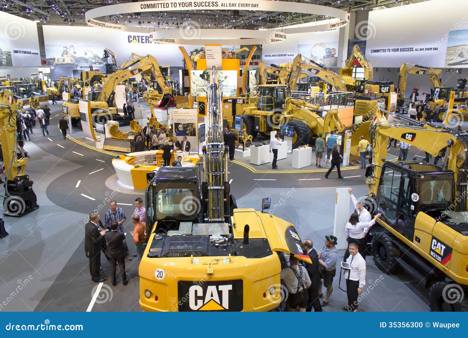 Bauma 2013 editorial image. Image of city, visitors, loaders - 35356300