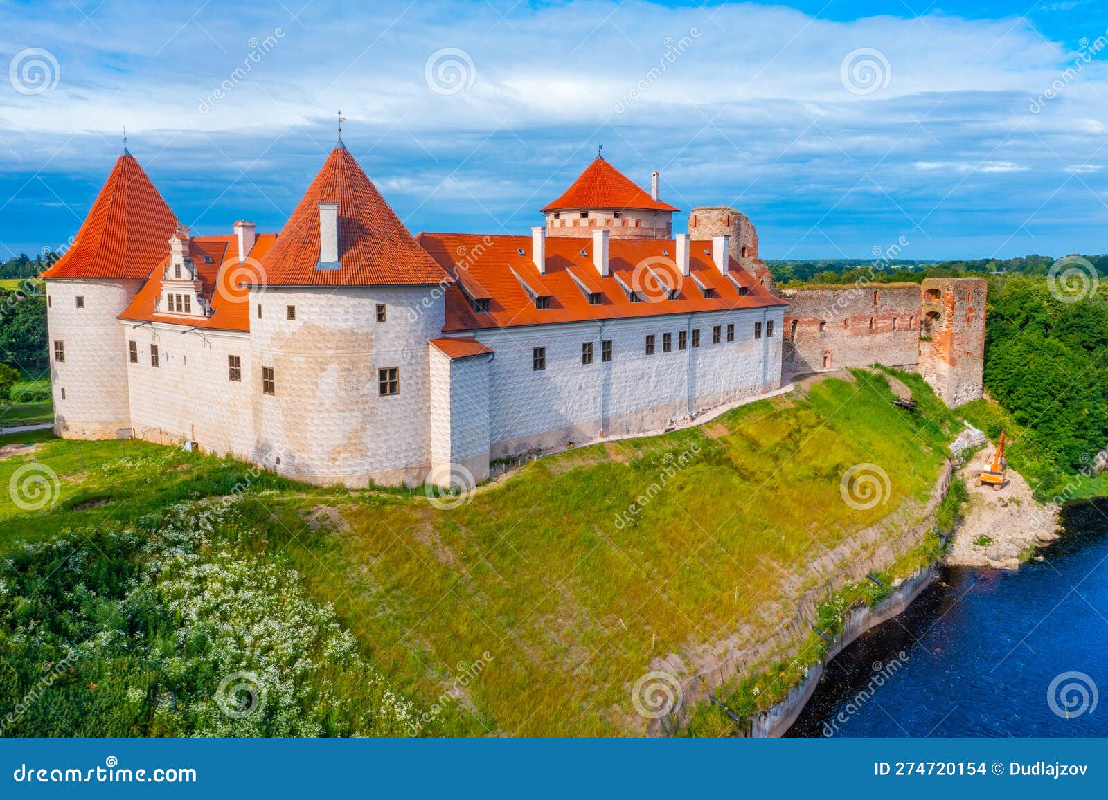 Bauska Castle Museum in Latvia Stock Photo - Image of ruin, zemgale ...