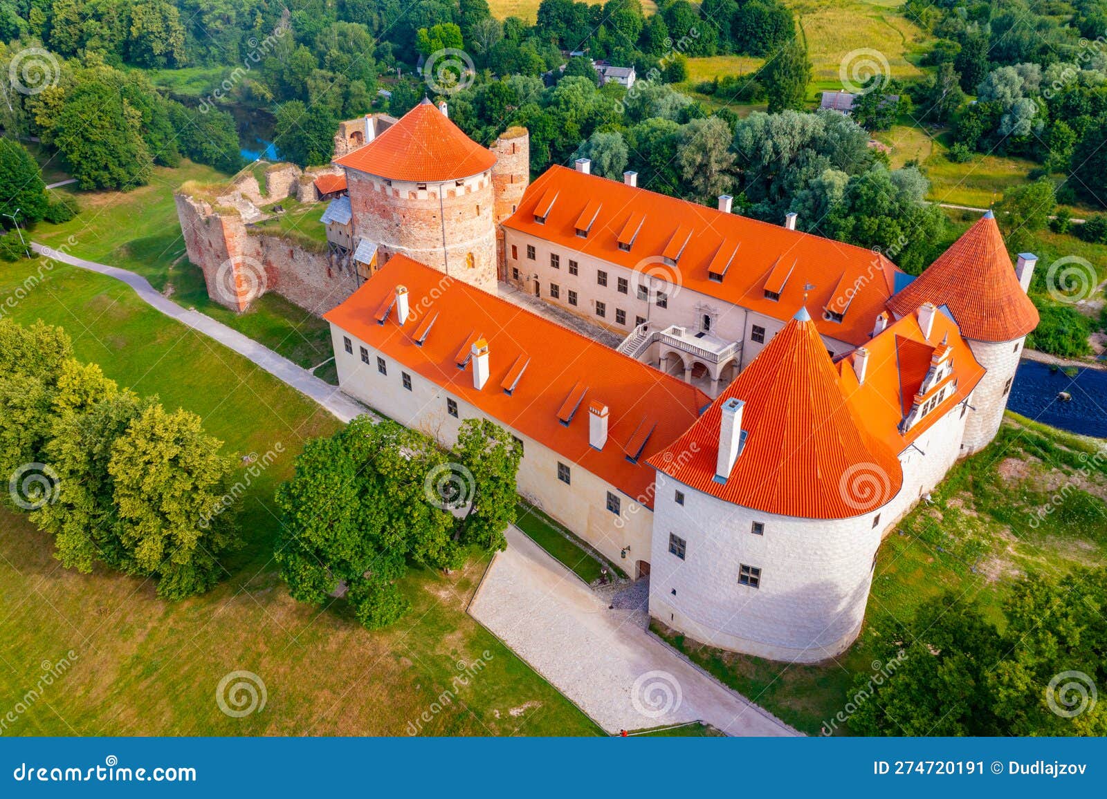 Bauska Castle Museum in Latvia Stock Image - Image of historical, fort ...
