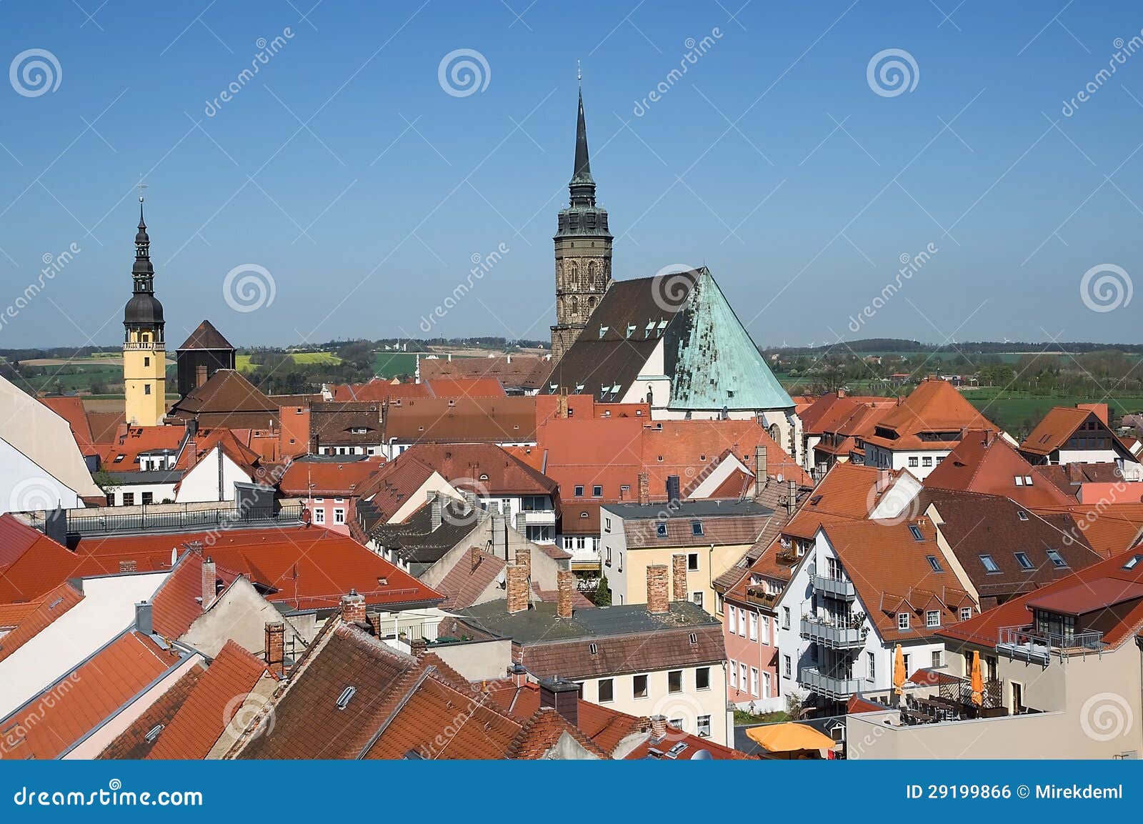 Bautzen, Germany stock photo. Image of eastern, roofs - 29199866