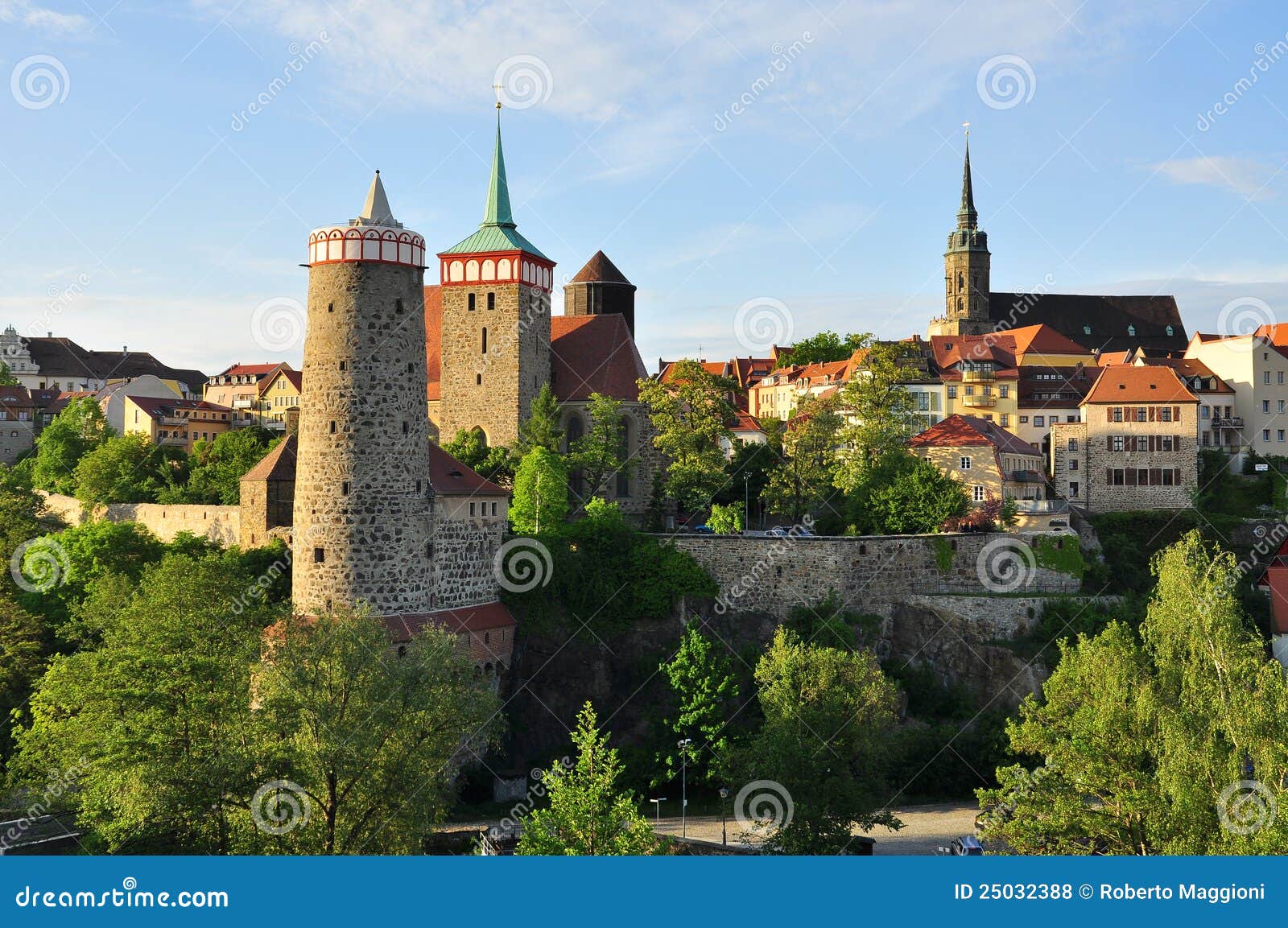 Bautzen - Saxony, Germany - by Sunset Stock Photo - Image of european ...