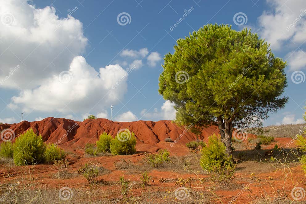 Bauxite mine stock photo. Image of horizontal, geology - 44627474