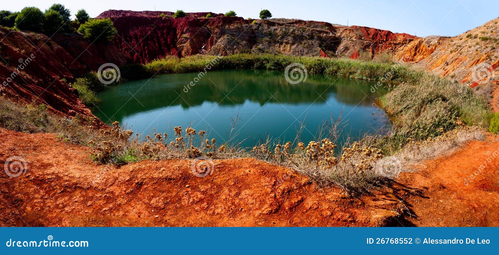Bauxite Mine Raw Bauxite On Surface Royalty-Free Stock Photo ...