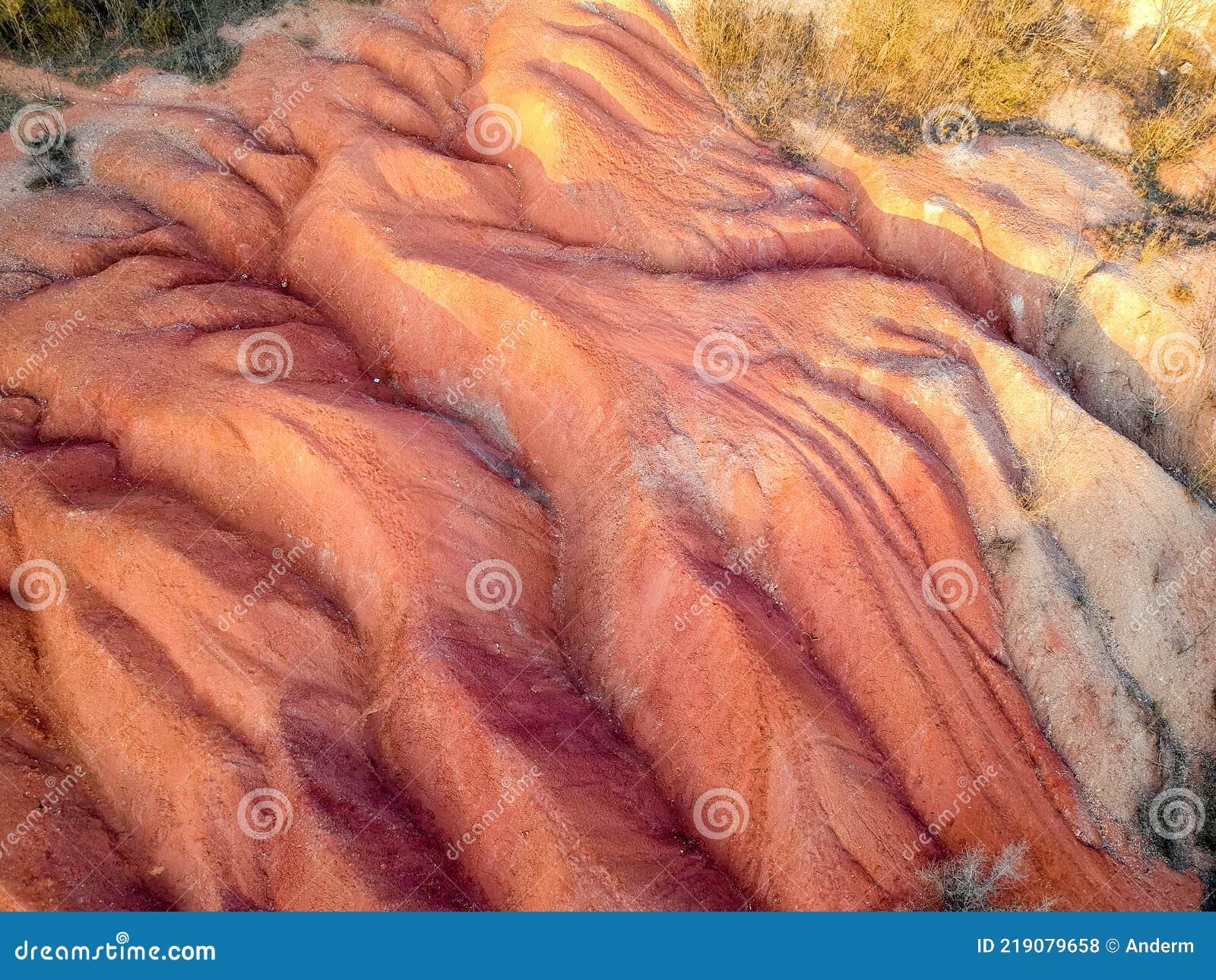 Bauxite Mine, Raw Weathered Bauxite Sedimentary Rock on Surface Stock ...