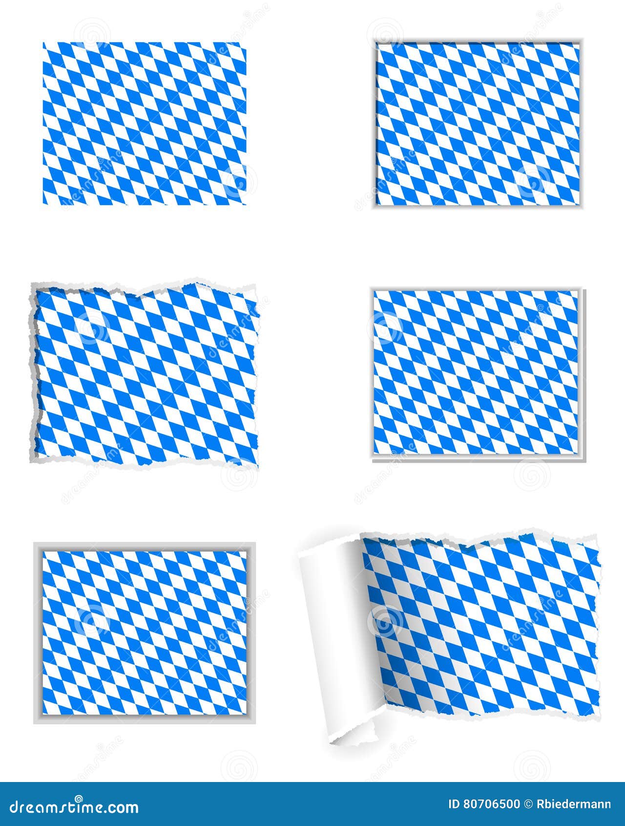 Bavaria flag set stock vector. Illustration of buttons - 80706500