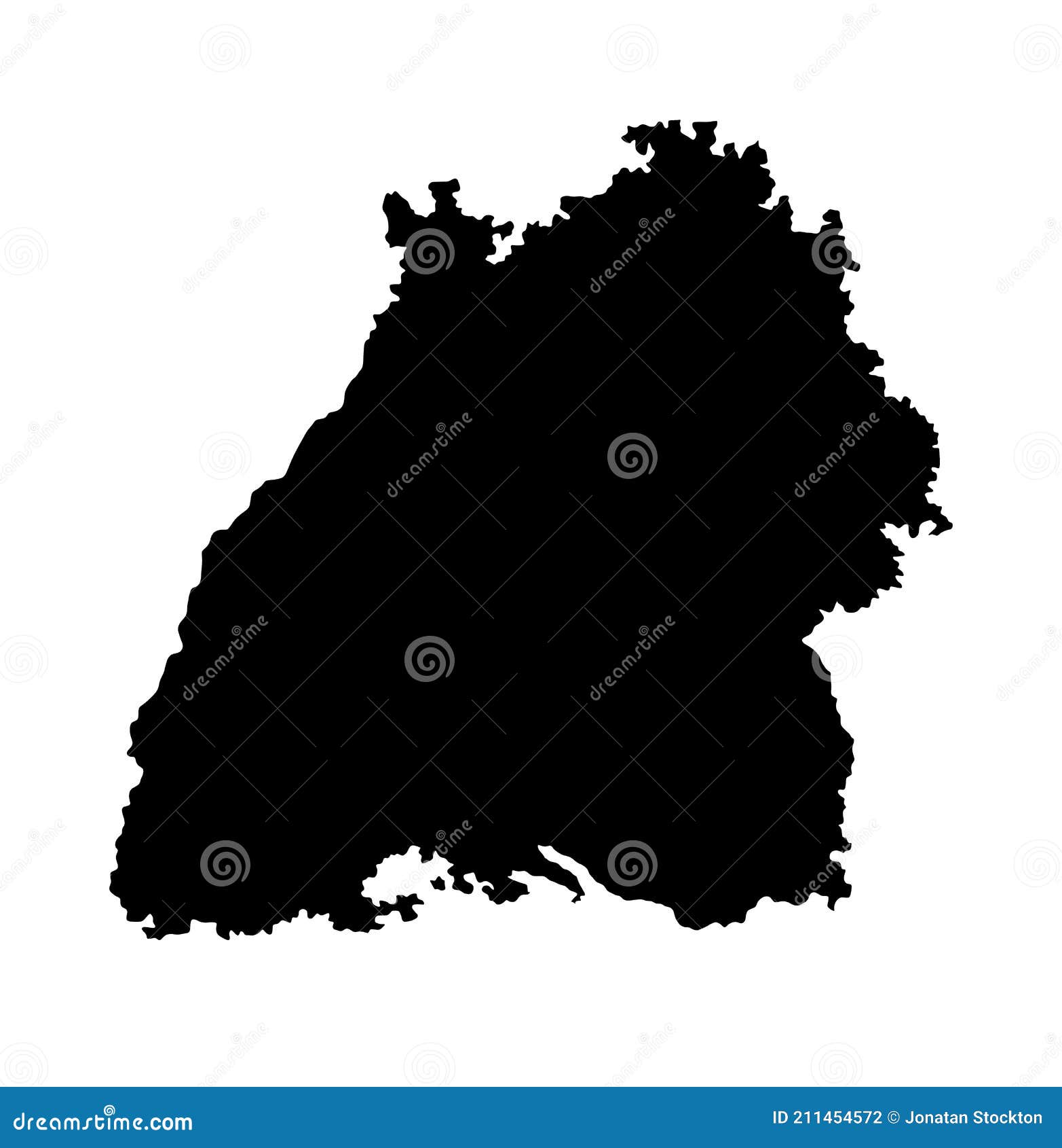 Bavaria Vector Map Silhouette Illustration Isolated On White Background ... Bavaria Vector Map Silhouette Illustration Isolated On White Background ...